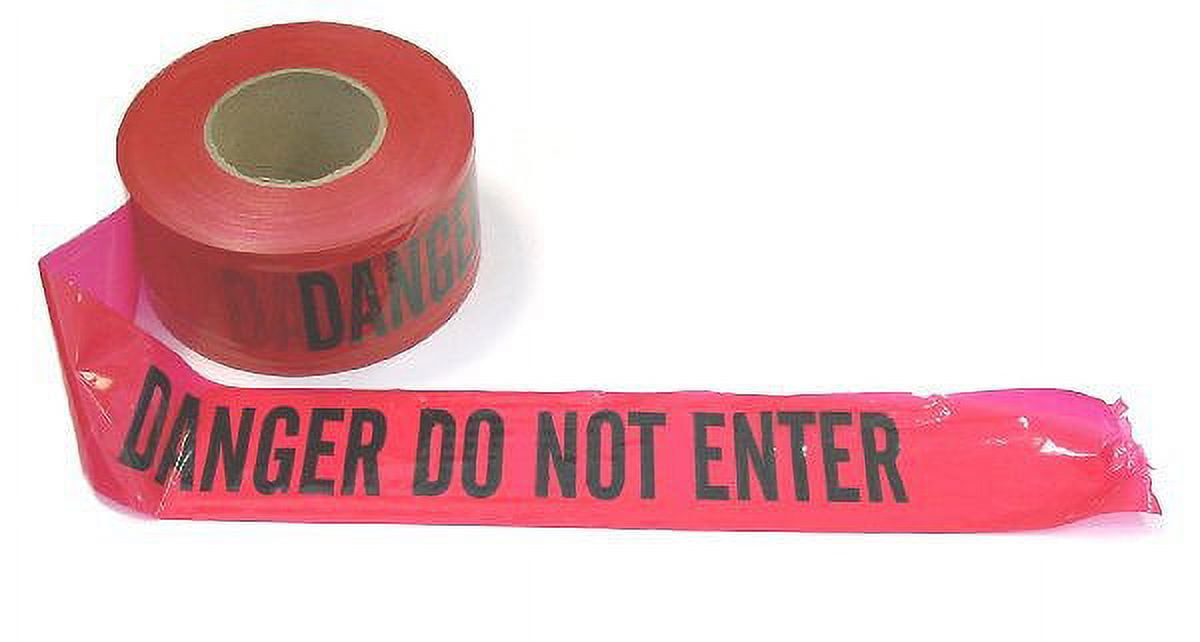 Boston Industrial Barricade Red Tape: DANGER DO NOT ENTER - Walmart.com