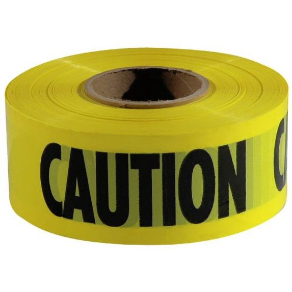Boston Industrial Barricade Yellow Tape: CAUTION - 10 roll pack ...