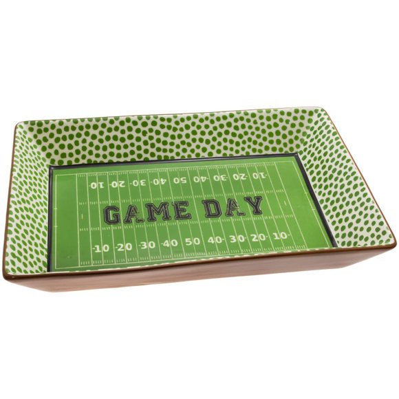 Football Platter Platters Serving Dishes Trays