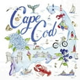 Boston International - 3-Ply 5" Cocktail Napkins - Cape Cod - Walmart.com