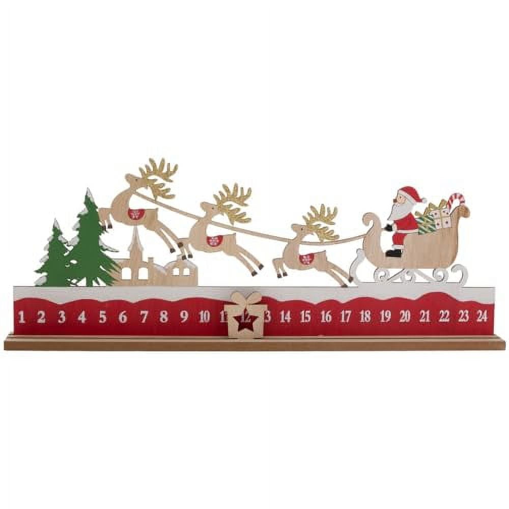 Boston International - Advent Calendar - Santa & Reindeer - Walmart.com