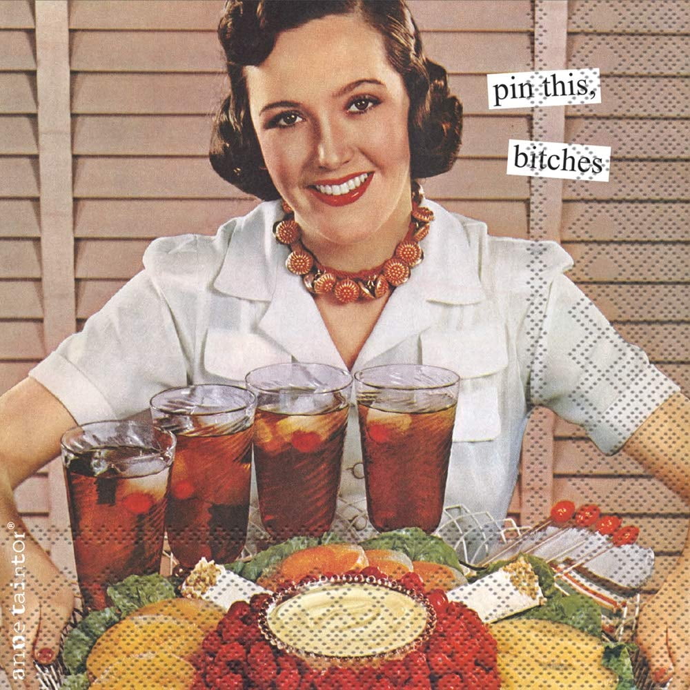 Boston International C024000 Anne Taintor Cocktail Beverage Paper ...