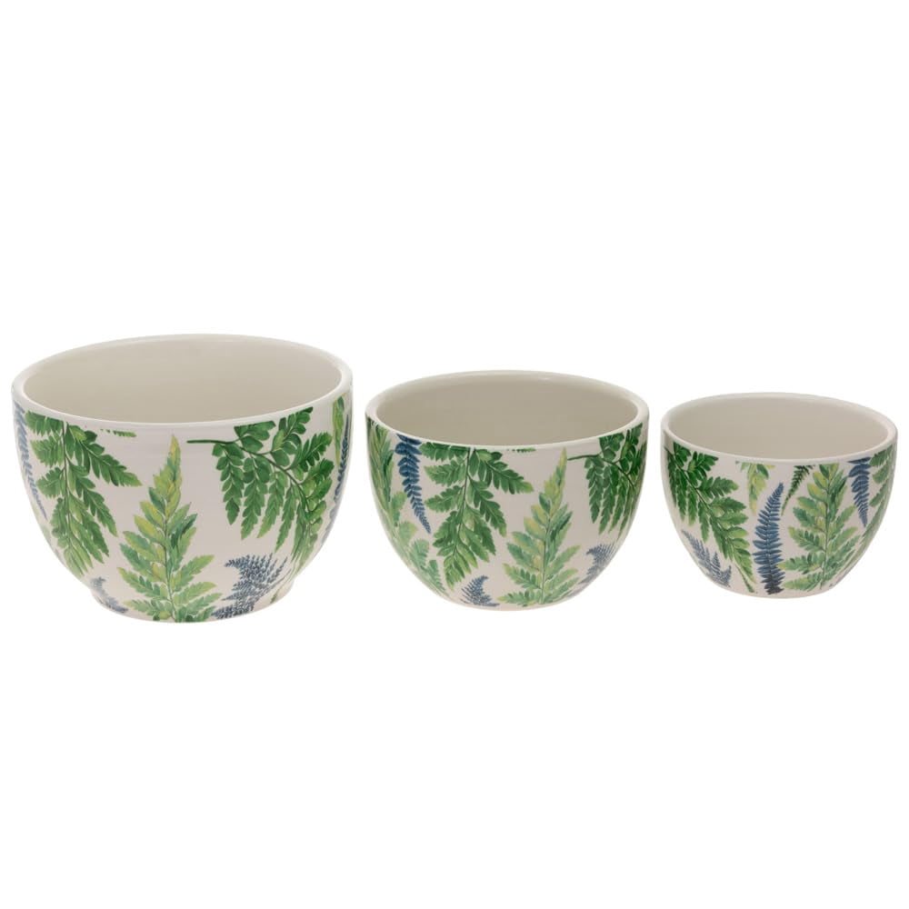 Boston International Ceramic Bowls Nesting Prep Serving Bowl Set, 3 ...