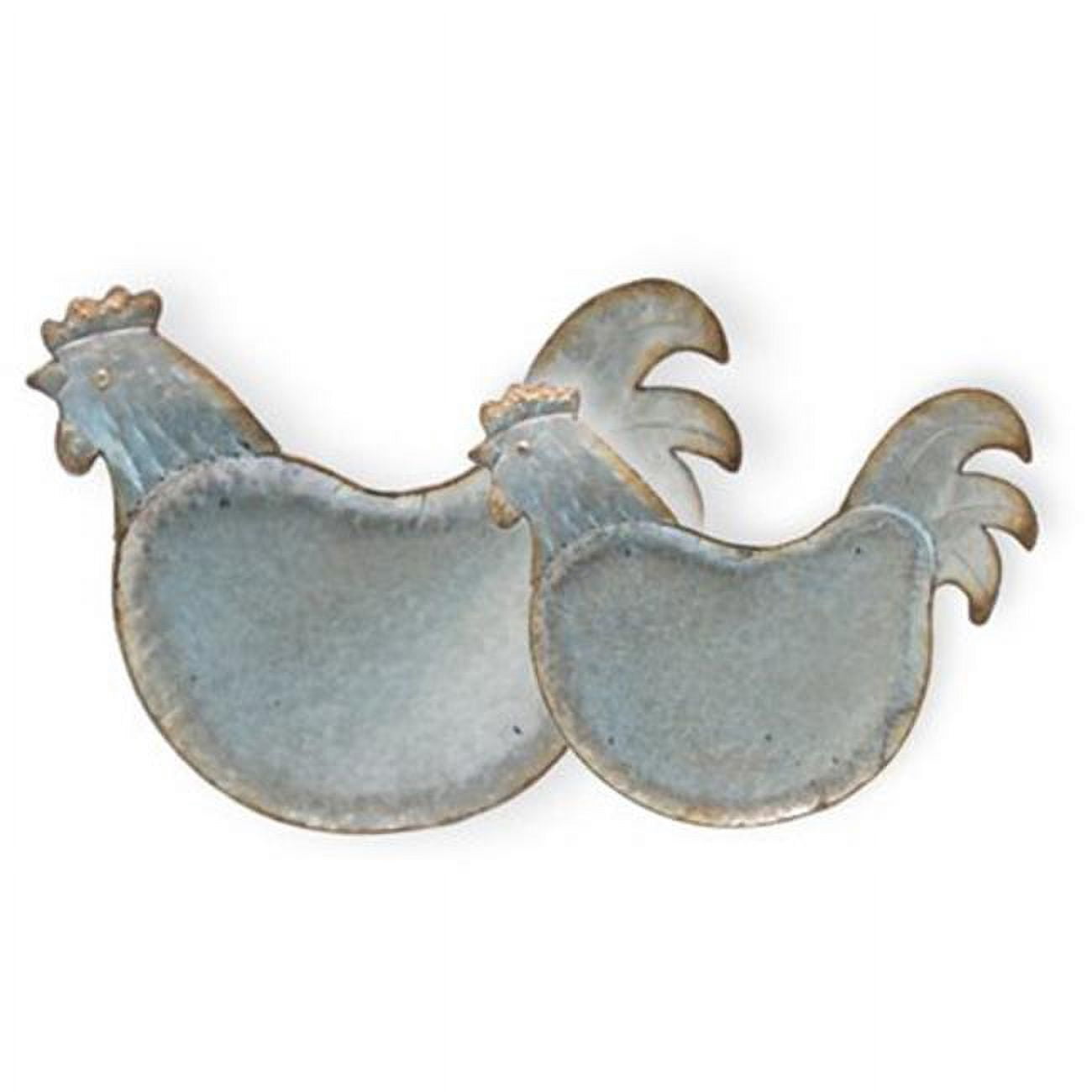 Boston International HHC18449 Farm House Style Rooster Trays - Set of 2 ...