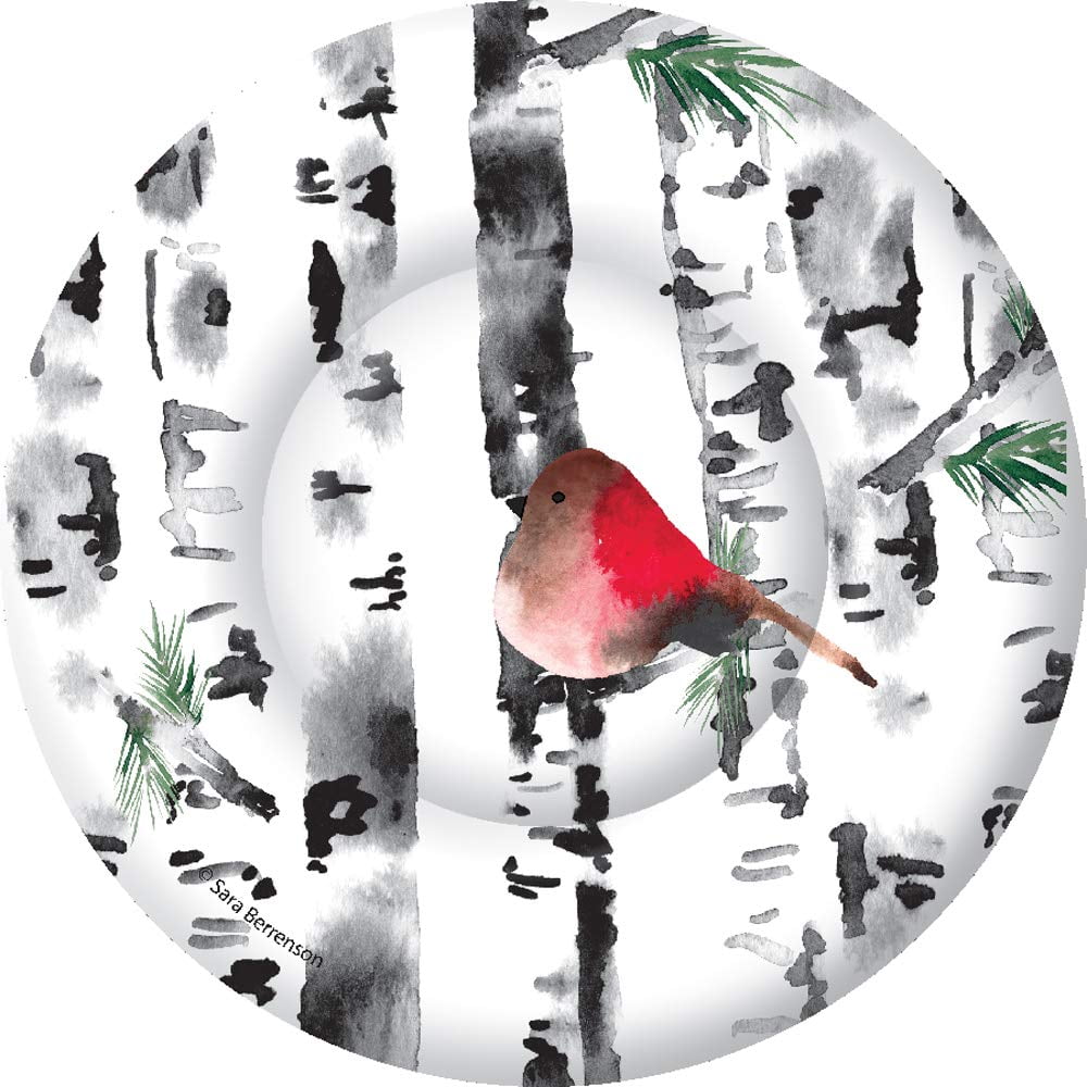 Boston International IHR Round Dessert Paper Plates, 8-Count, 8-Inches ...