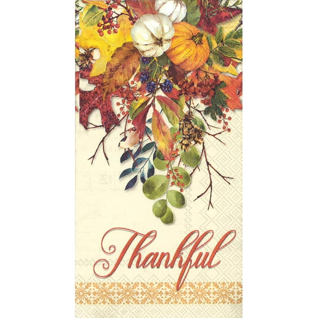 Boston International - Paper Guest Towel - Fall Gathering - Walmart.com