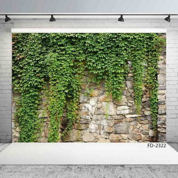 Boston Ivy Brick Wall Photography Backgrounds Vinyl Cloth Photo ...