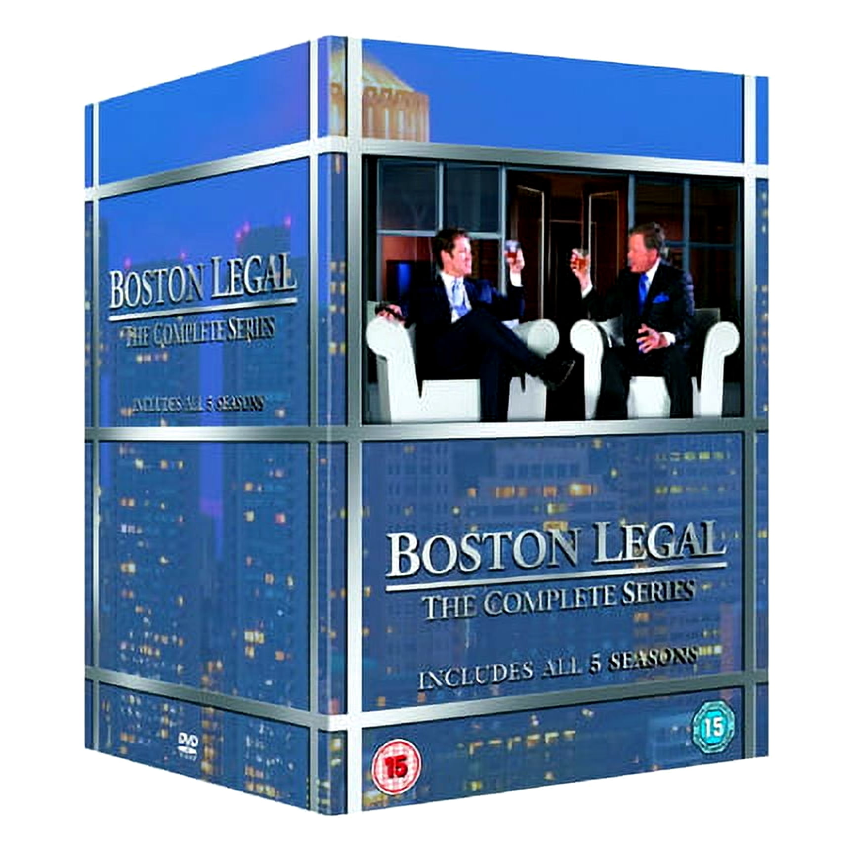 Boston Legal Complete Series - 27-DVD Box Set, Seasons 1-5, PAL, Reg.2 ...