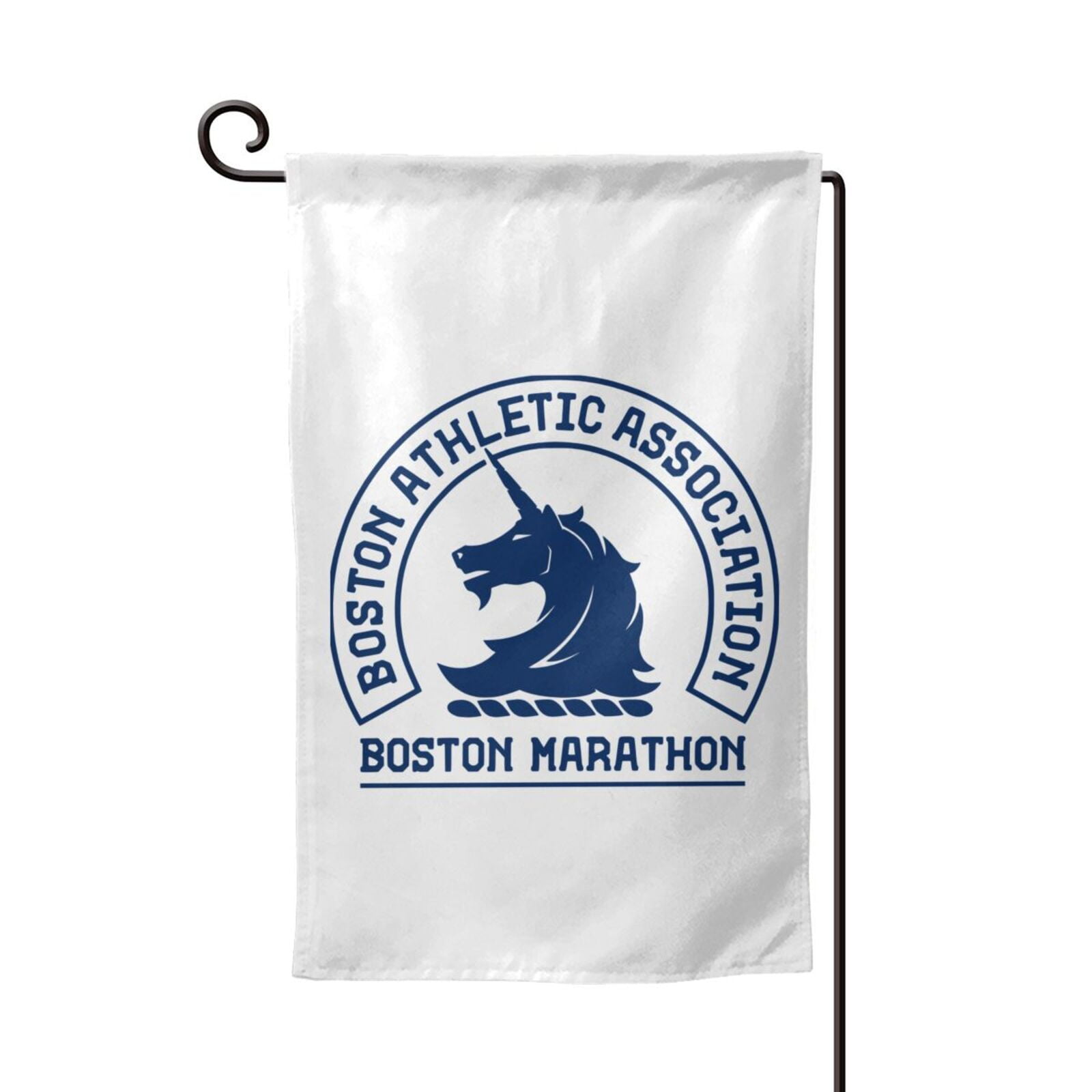 Boston Marathon Logo Garden Yard Flag Double Sided Banners For Patio ...
