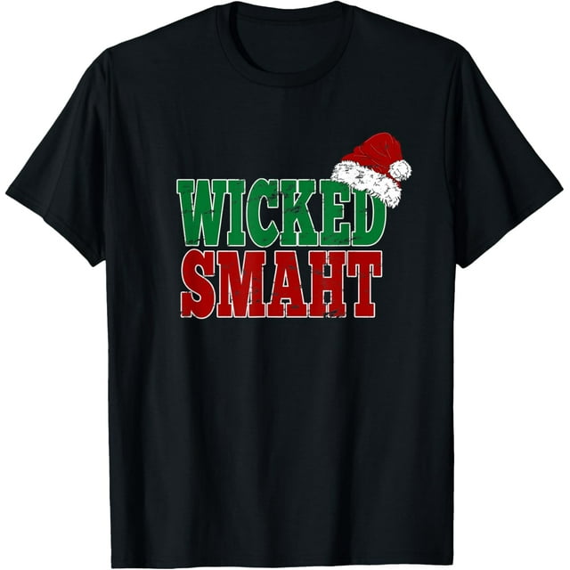 Boston Massachusetts Accent Wicked Smart Wicked Smaht MA T-Shirt ...