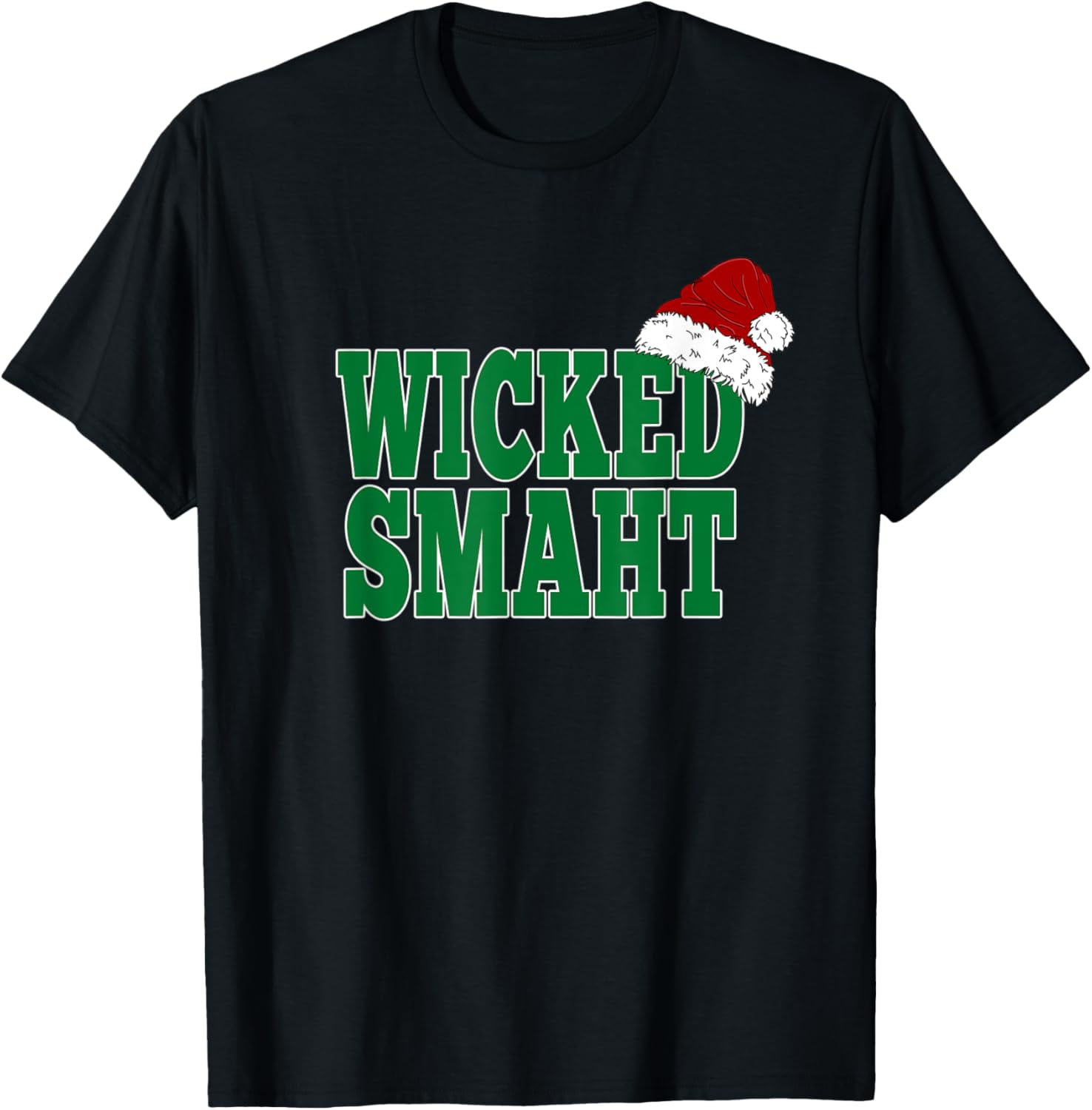 Boston Massachusetts Accent Wicked Smart Wicked Smaht MA T-Shirt ...