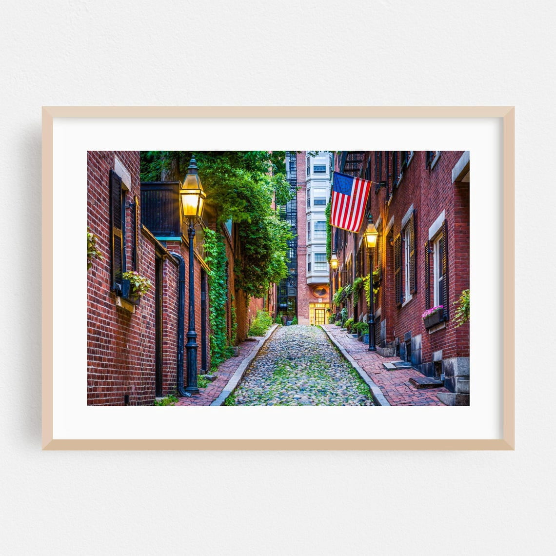 Boston Massachusetts Wall Art Architecture City Home Decor Street ...