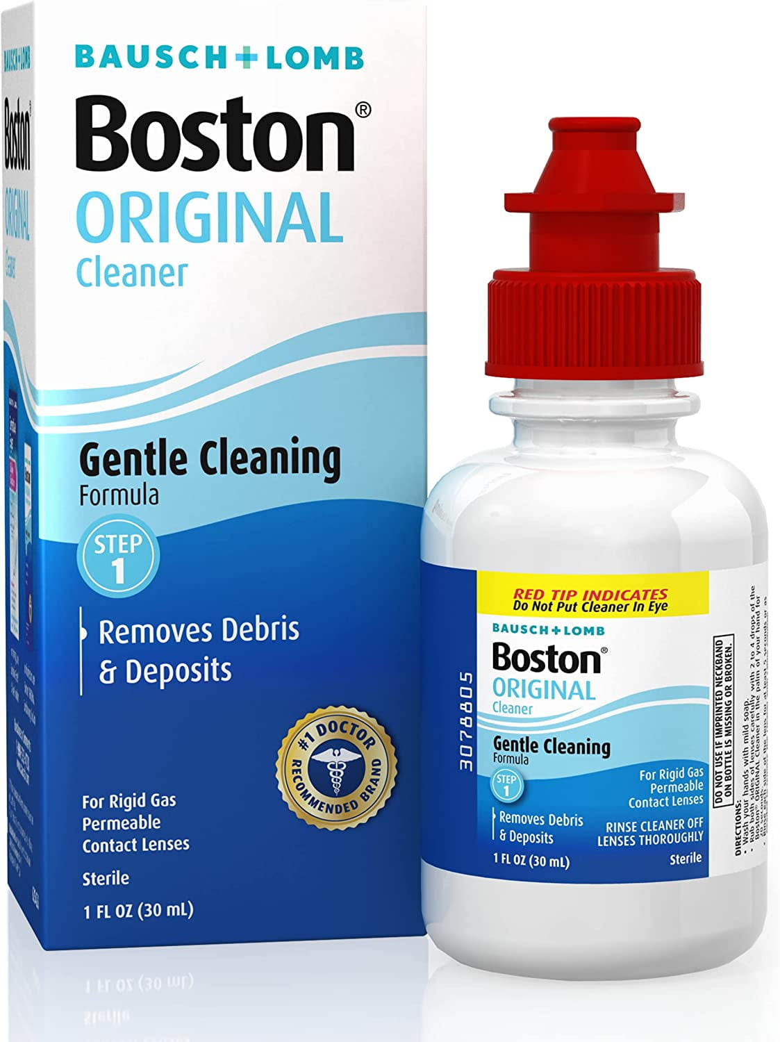Boston Original Cleaner by Bausch + Lomb 1 Fl Oz (Pack of 1) - Walmart.com