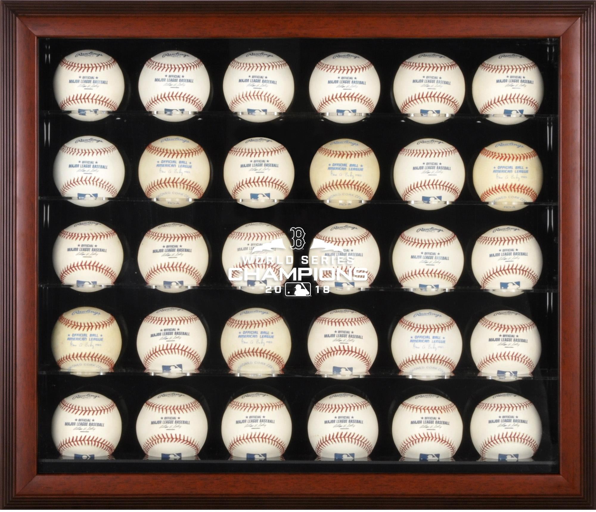 Boston Red Sox 2018 MLB World Series Champions Mahogany Framed Logo 30 ...
