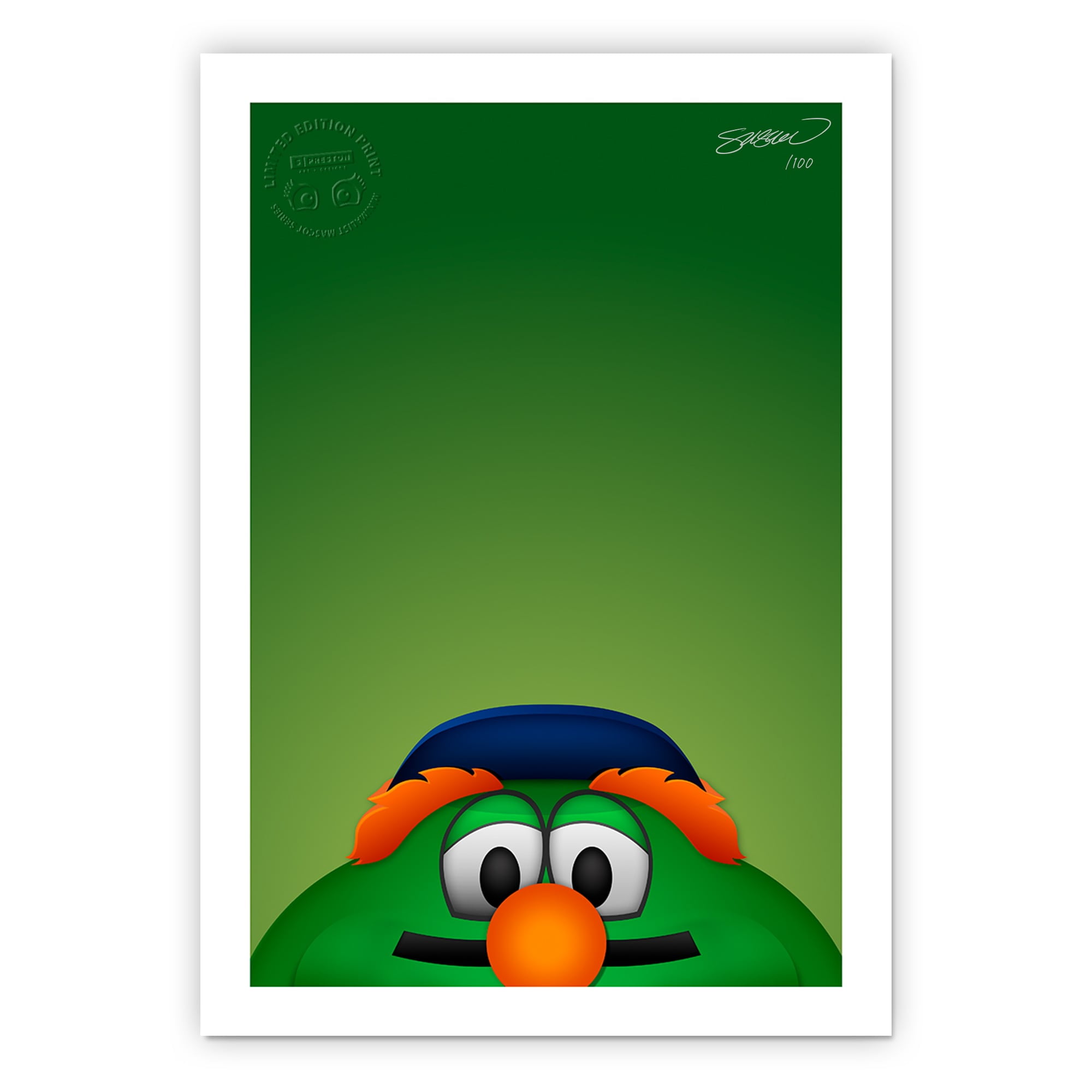 Boston Red Sox 24" x 32" Minimalist Boston Red Sox Mascot Wall Art ...