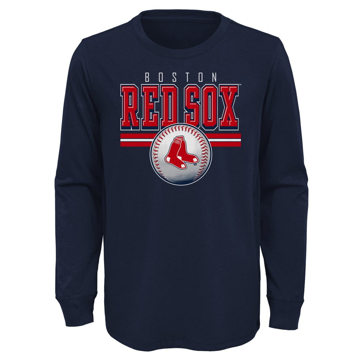 Boston Red Sox MLB Boys Long-Sleeve Tee - Walmart.com