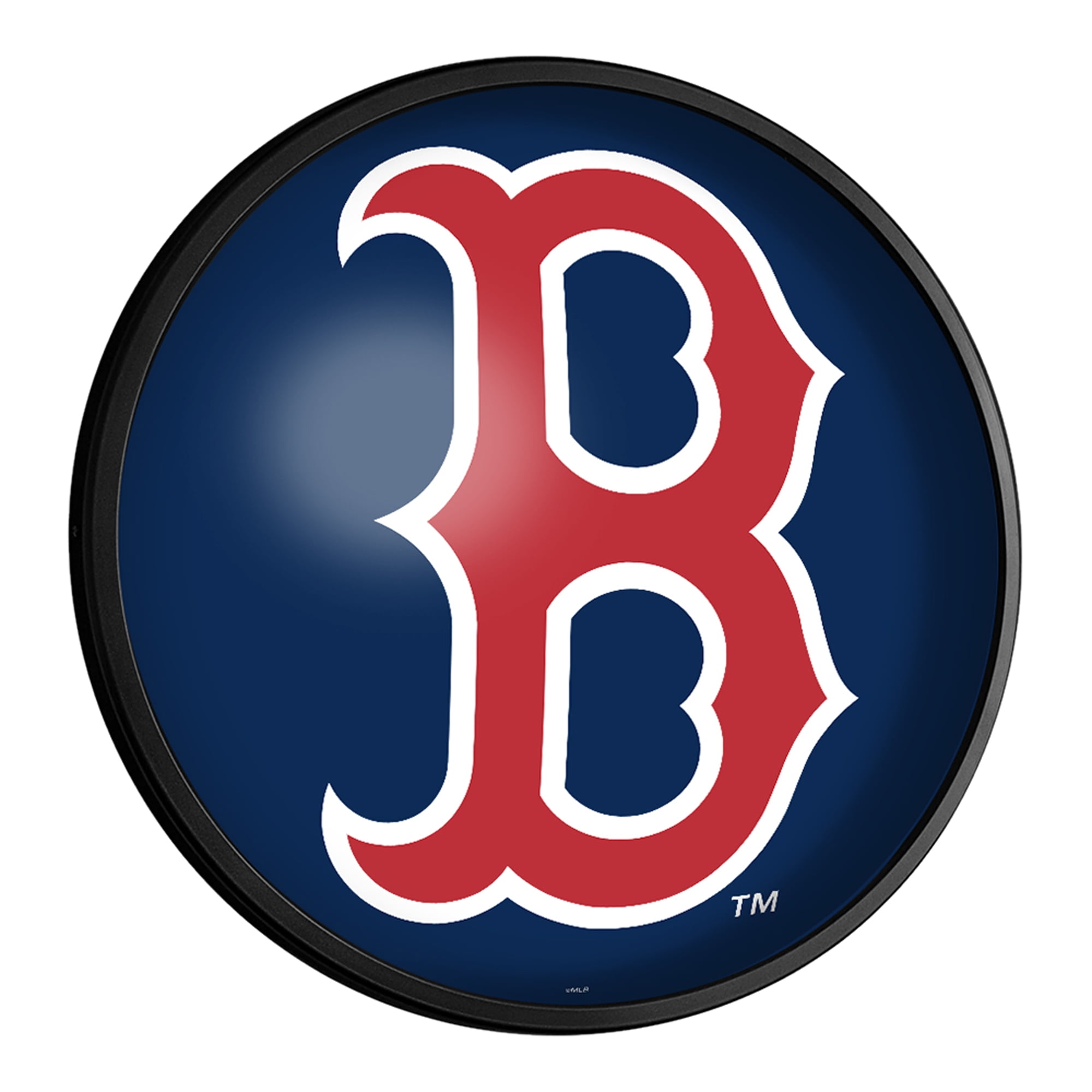 Boston Red Sox Mascot 18'' Round Slimline Illuminated Wall Sign ...