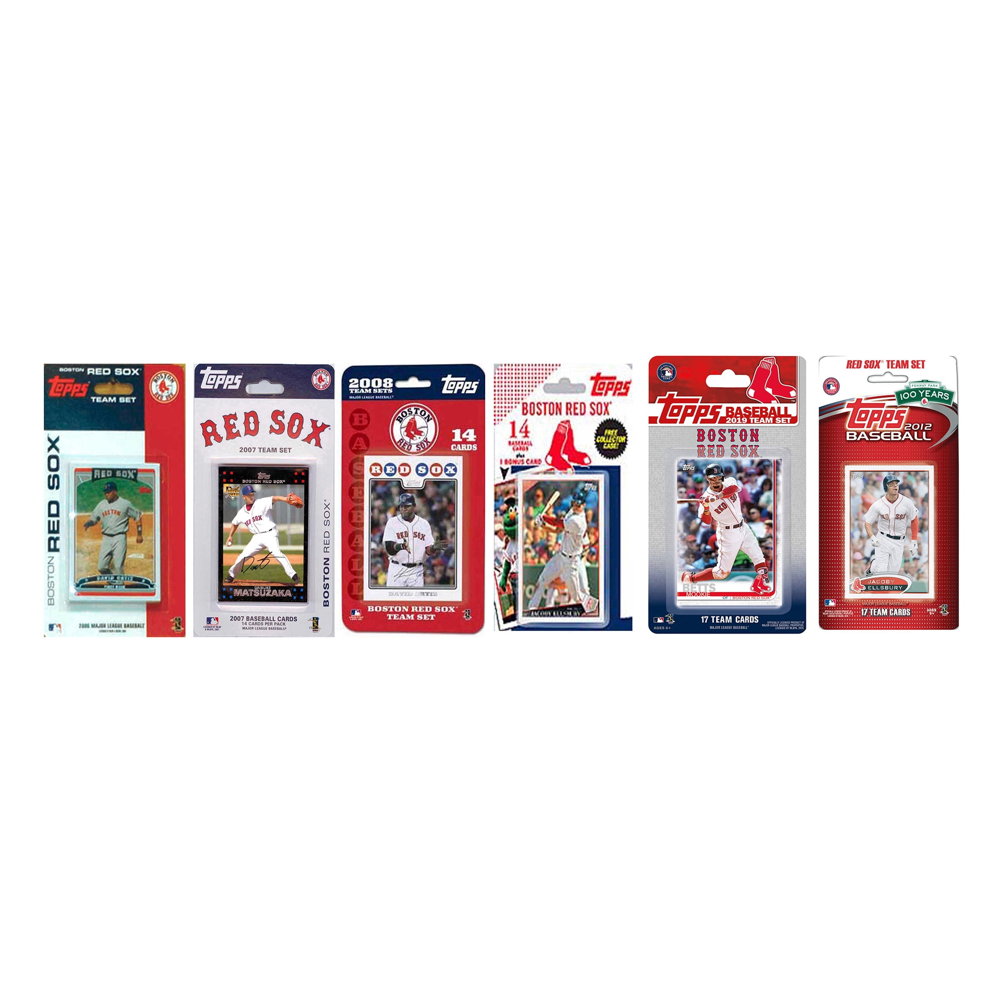 Boston Red Sox Multi-Year Trading Cards Sets - Walmart.com