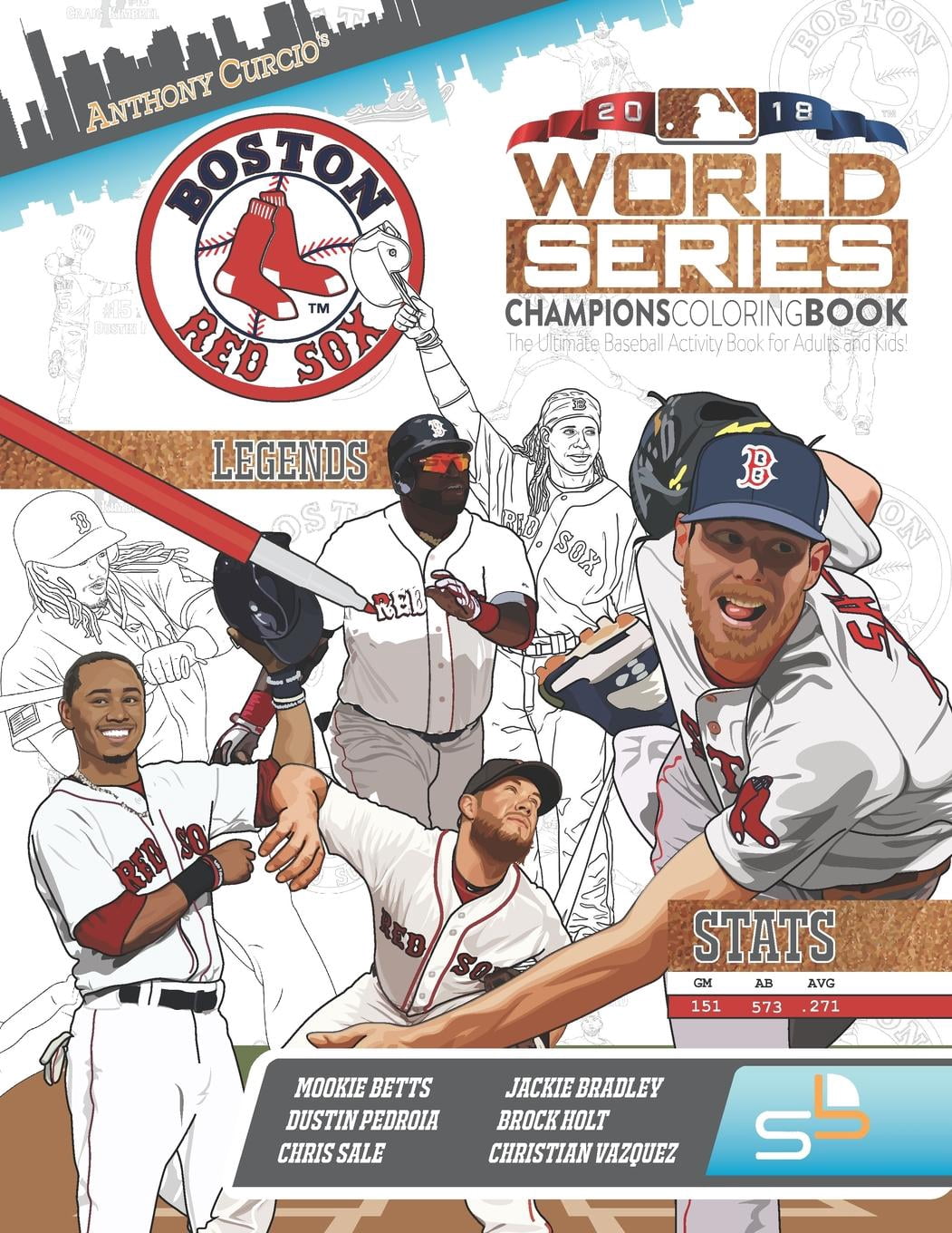 Boston Red Sox World Series Champions: The Ultimate Baseball Coloring ...