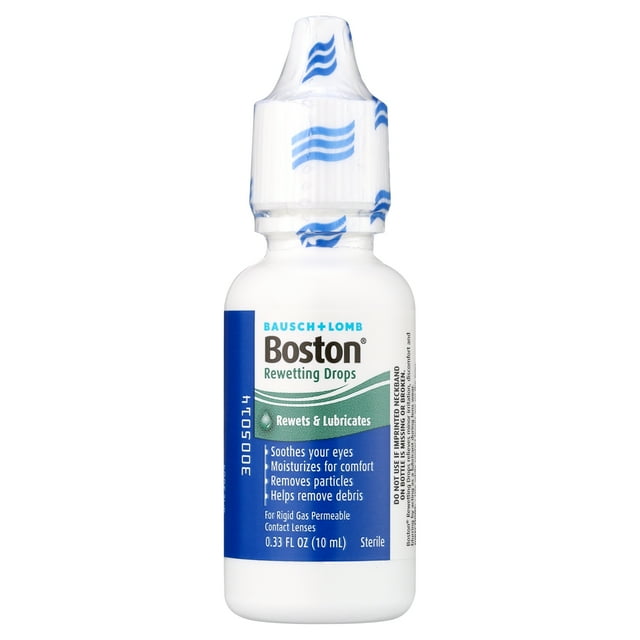 Boston® Rewetting Drops for Rigid Gas Permeable Contact Lenses - from ...