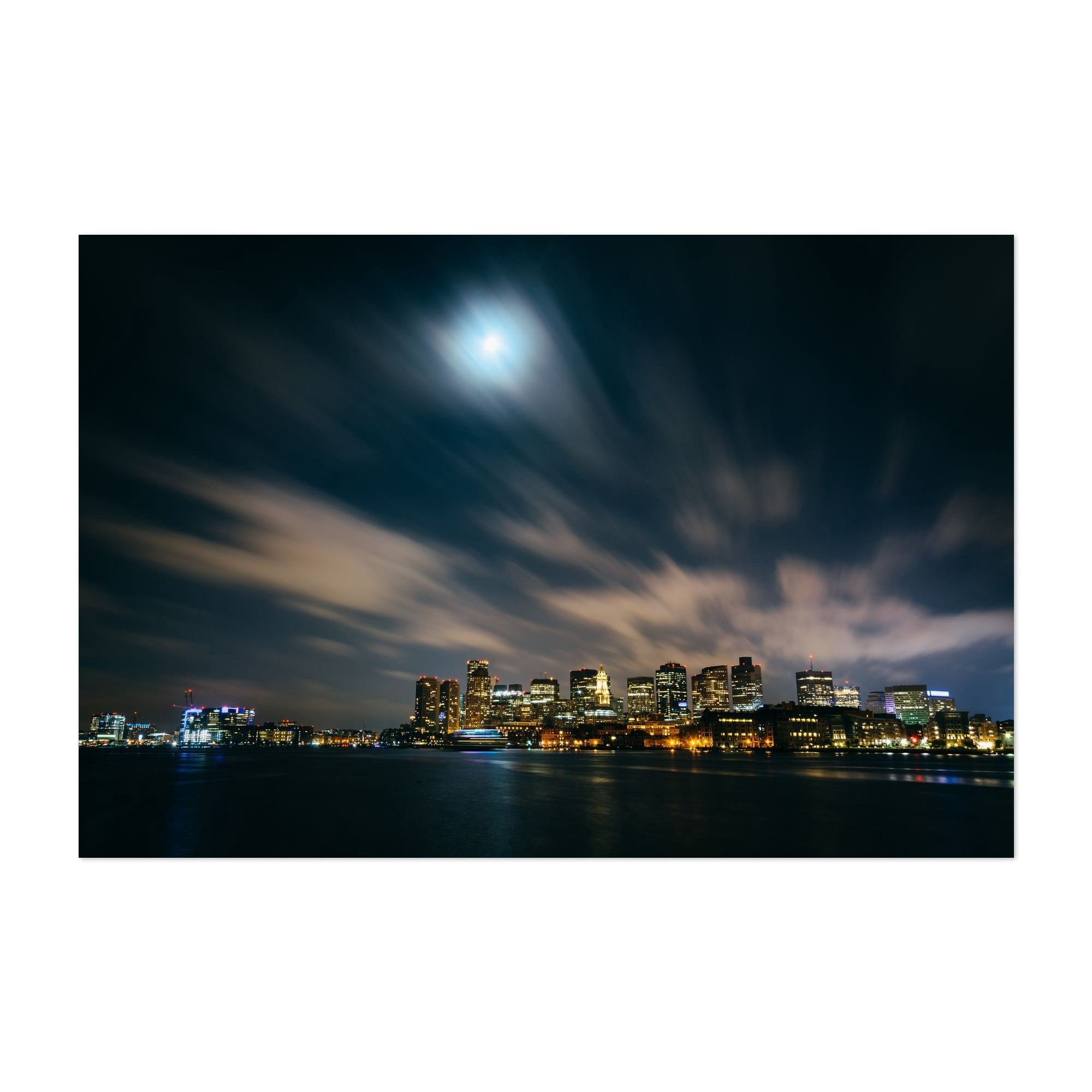 The Boston Skyline from LoPresti Park - Boston Massachusetts ...
