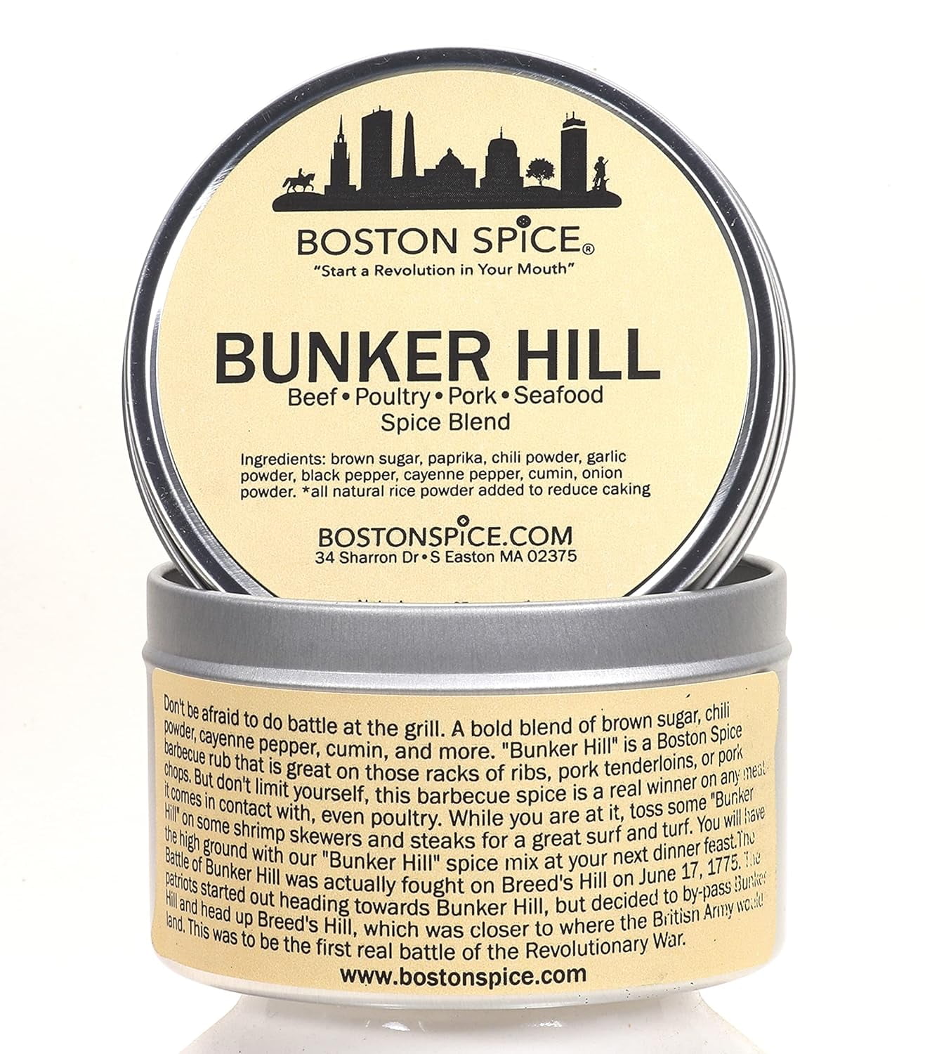 Boston Spice Bunker Hill Handmade Gourmet Barbecue Seasoning Blend Beef ...