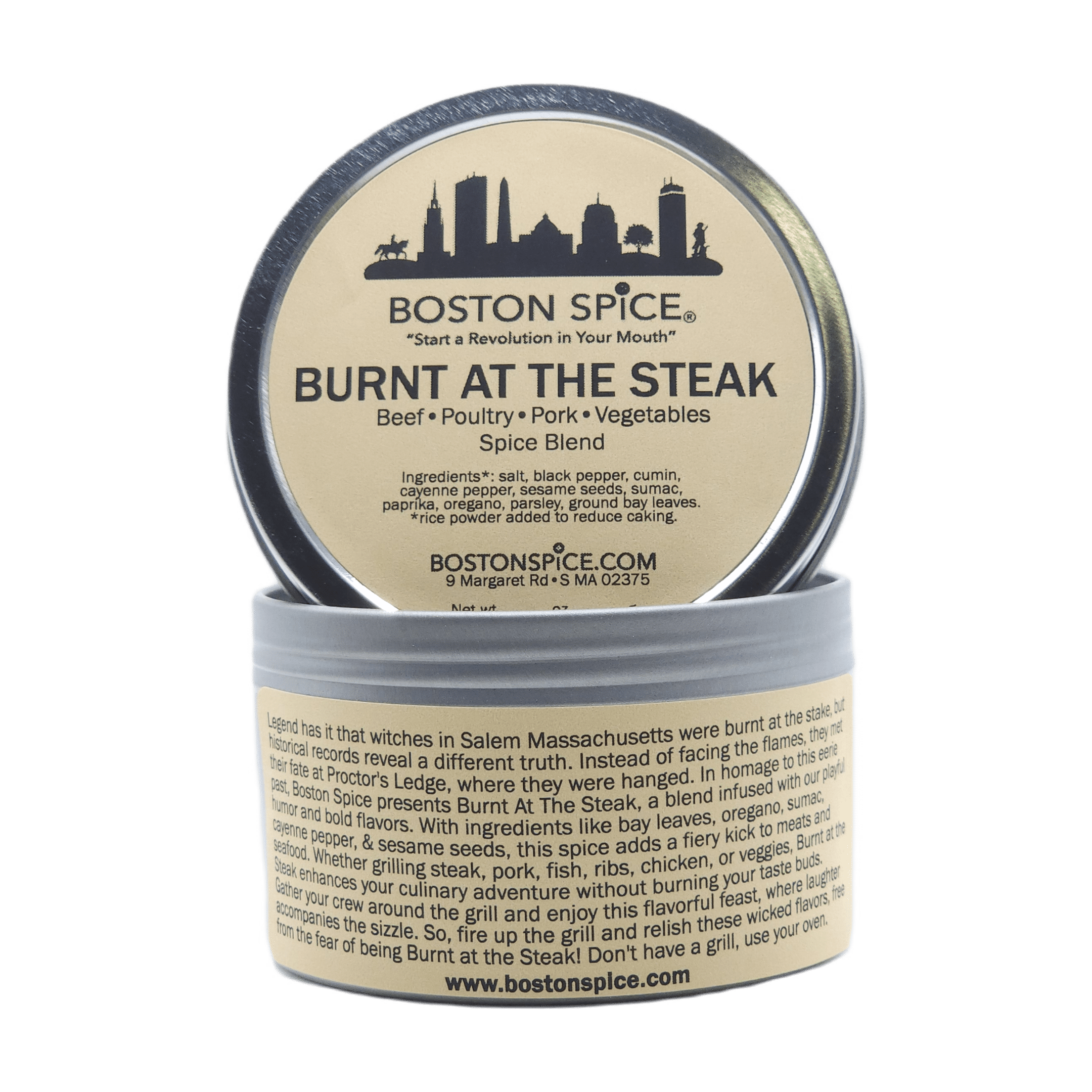 Boston Spice Burnt At The Steak Seasoning Blend Rub Beef Ribs Pork ...