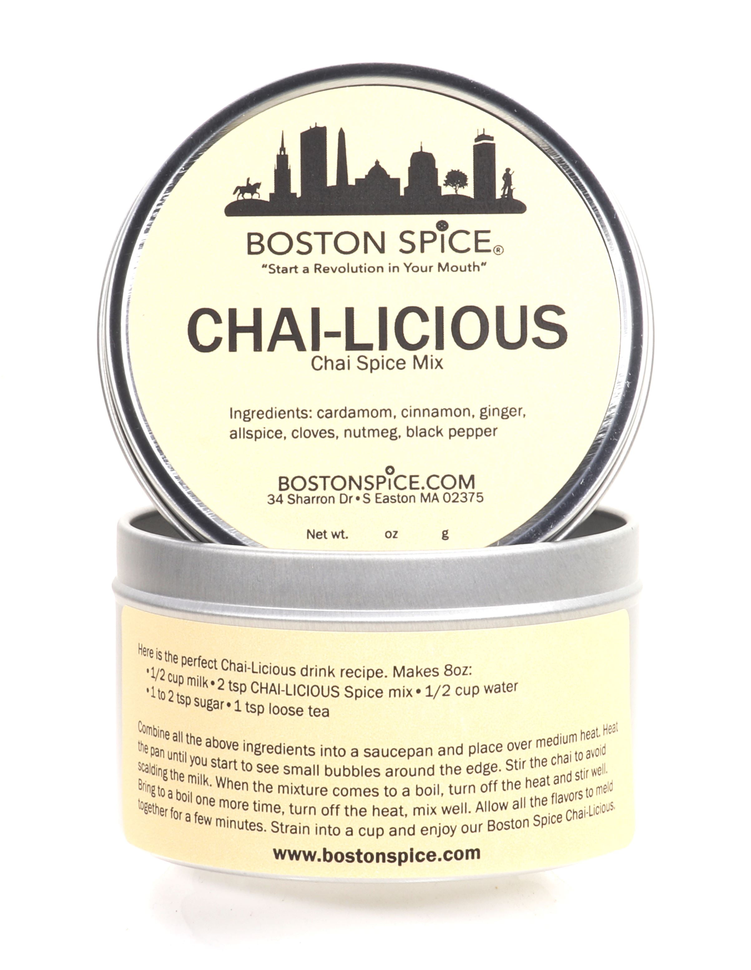 Boston Spice Chai-Licious Indian Handmade Chai Tea Baking Blend Add To Protein Shake Cookies ...