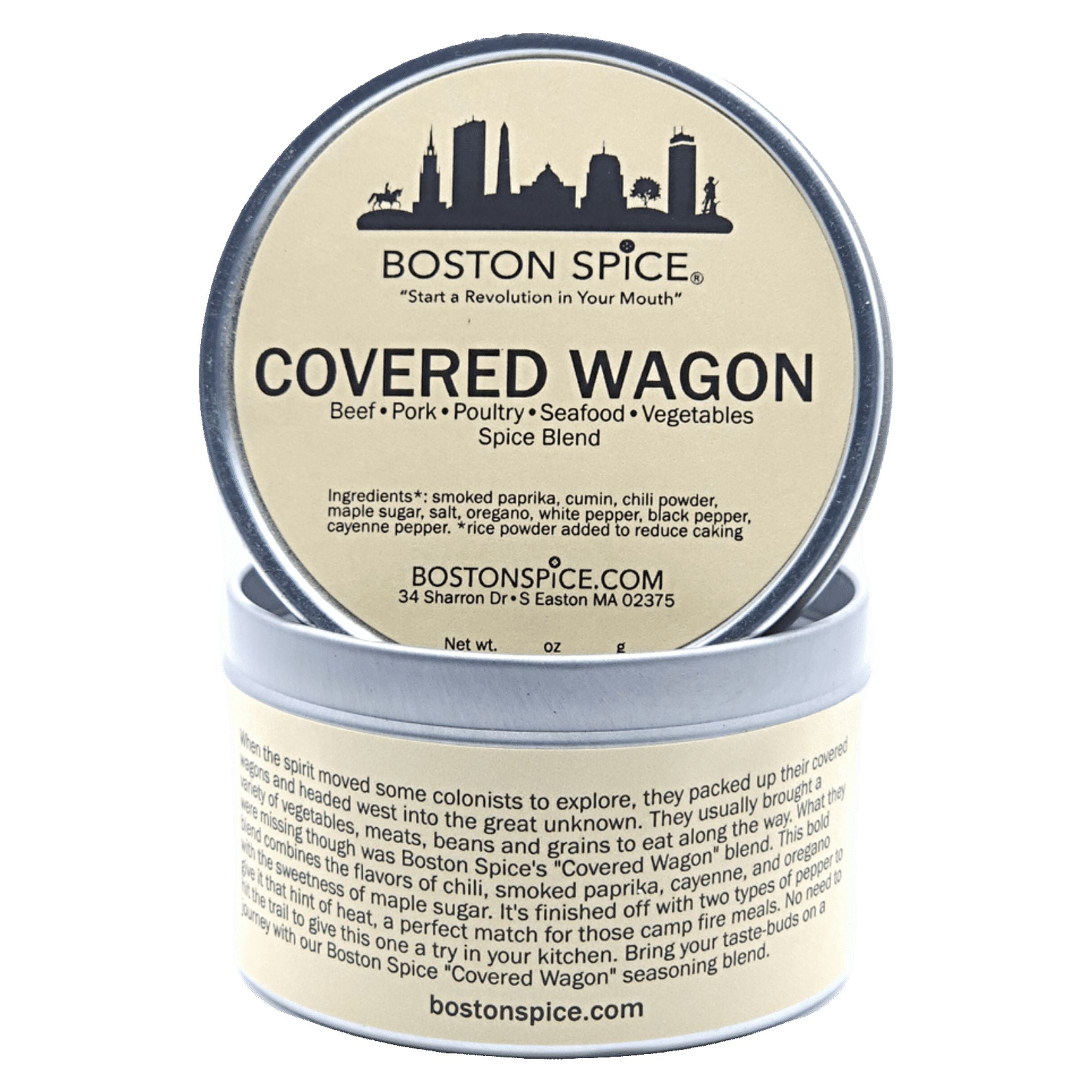 Boston Spice Covered Wagon Handmade Gourmet Barbecue Seasoning Blend ...