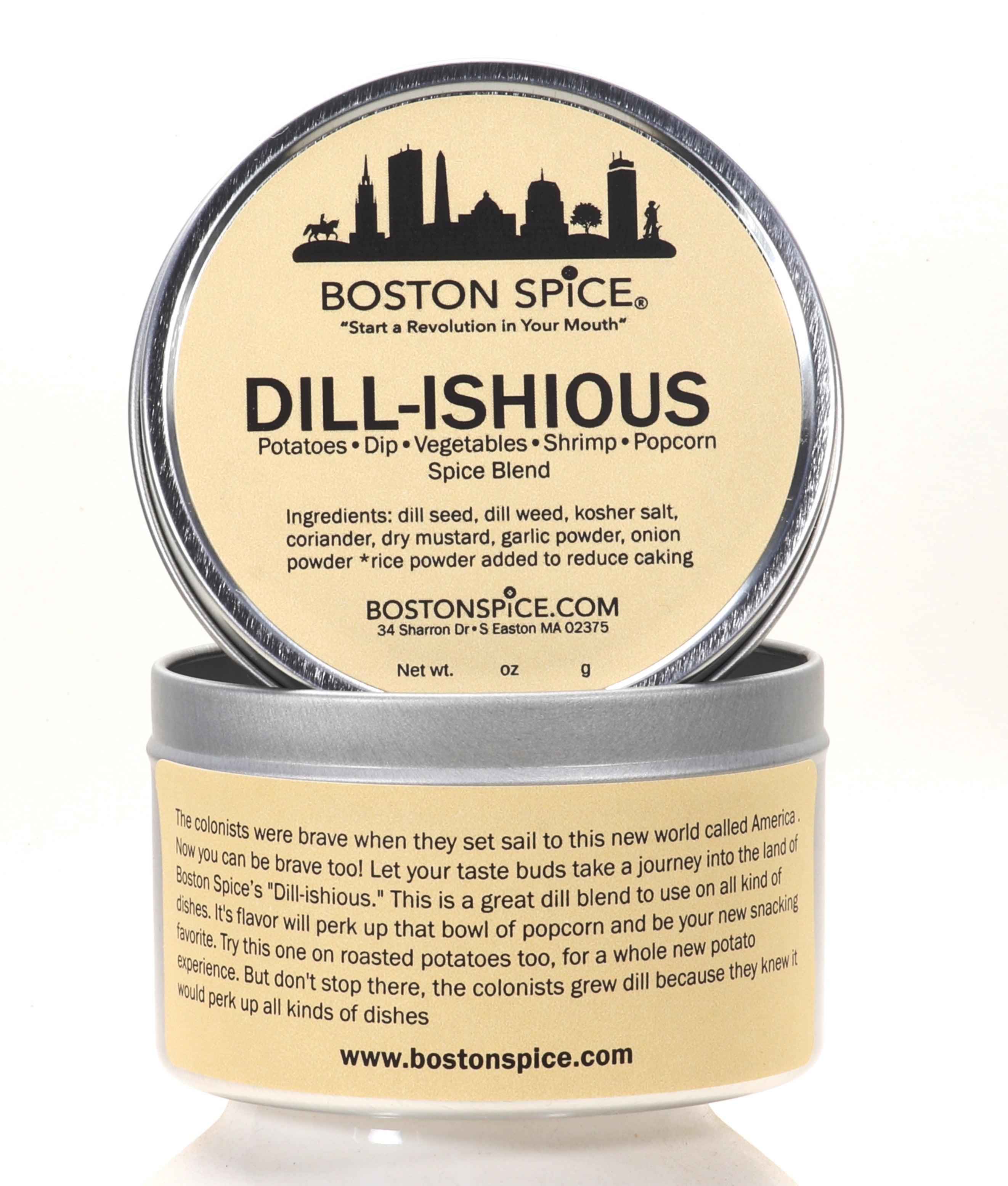 Boston Spice Dill-ishious Dill Handmade Gourmet Seasoning Blend Great ...
