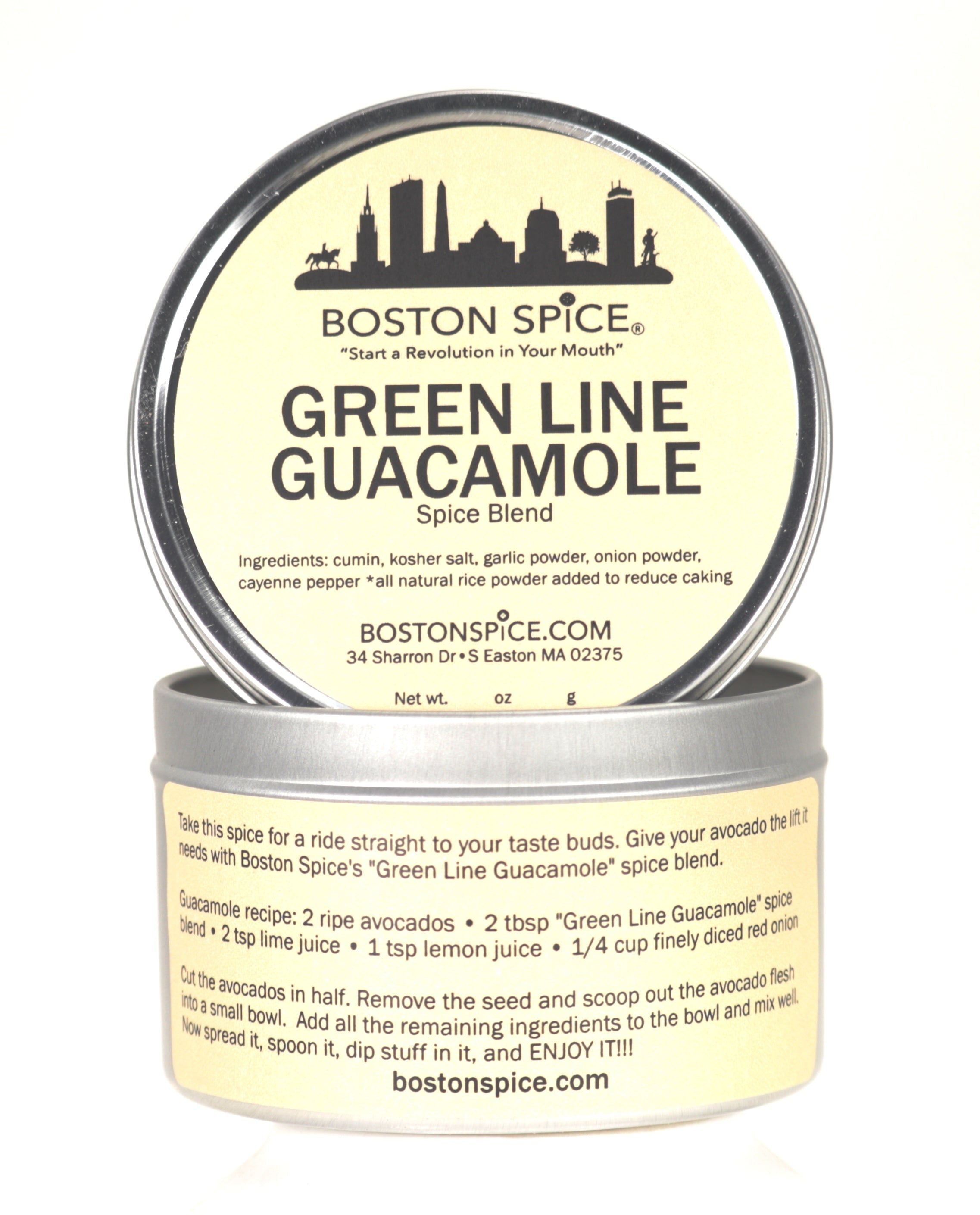 Boston Spice Green Line Handmade Guacamole Seasoning Blend To Mix with ...