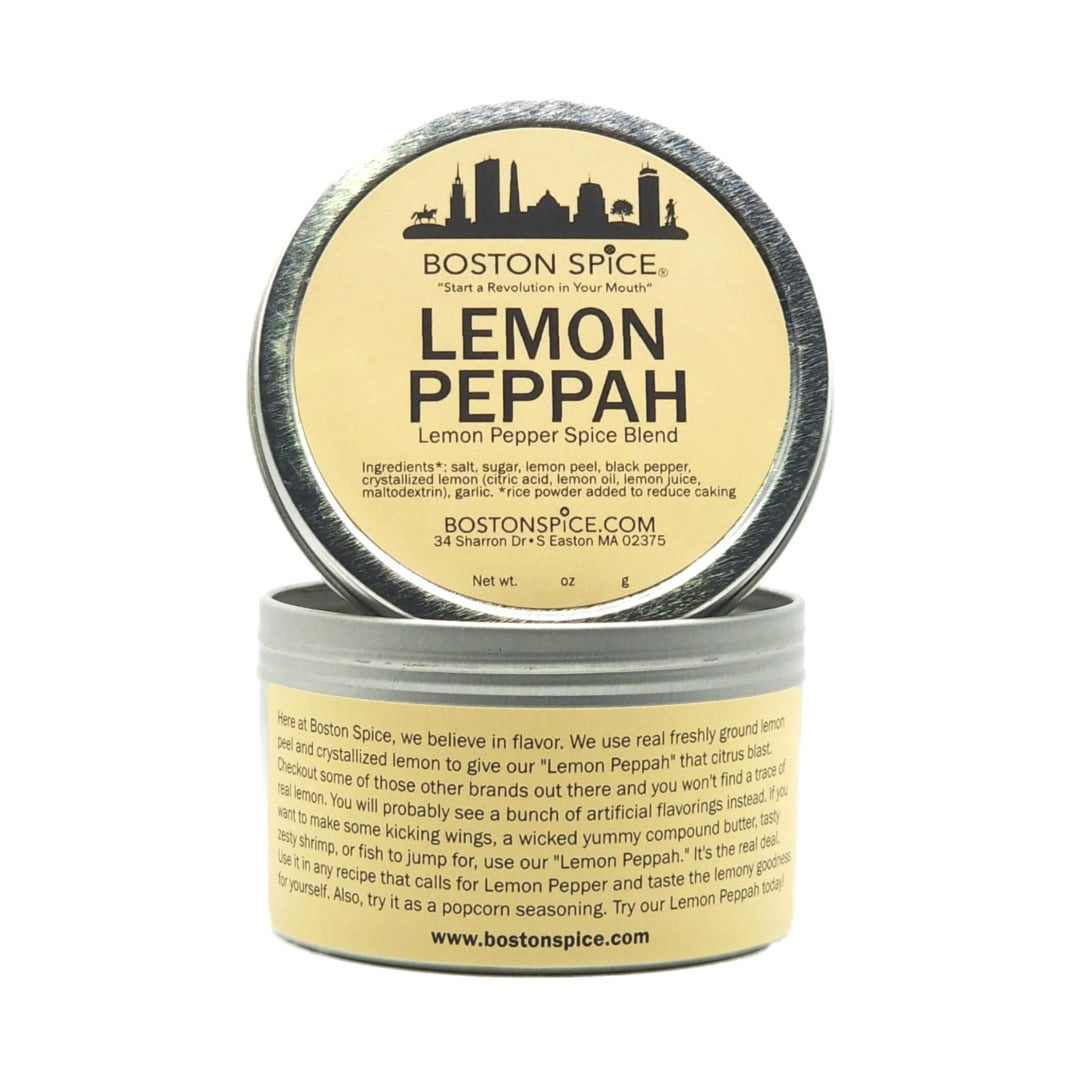 Boston Spice Lemon Peppah Seasoning Mix Handmade Real Lemon Pepper ...