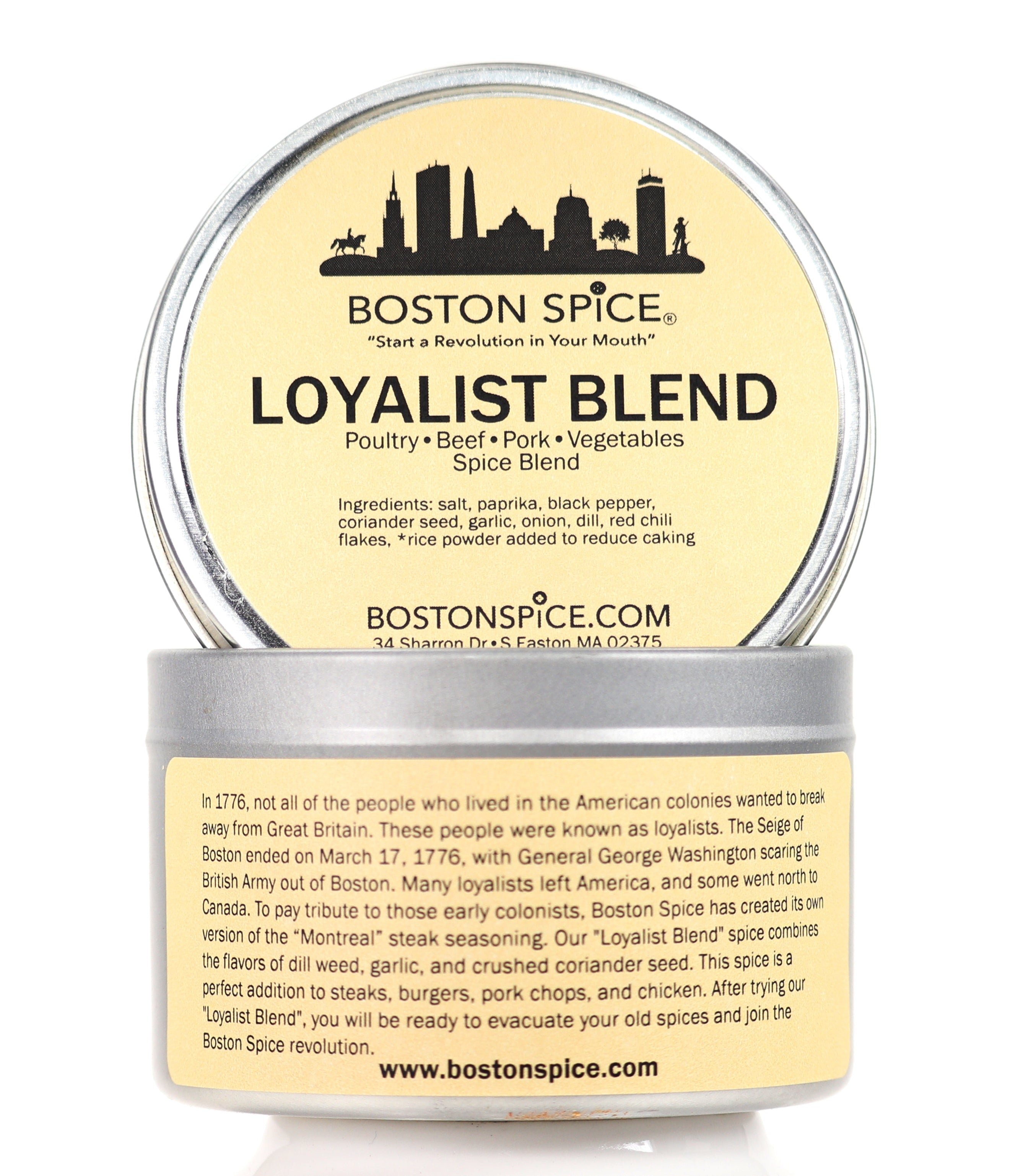 Boston Spice Loyalist Blend Handmade Montreal Steak Seasoning Rub ...
