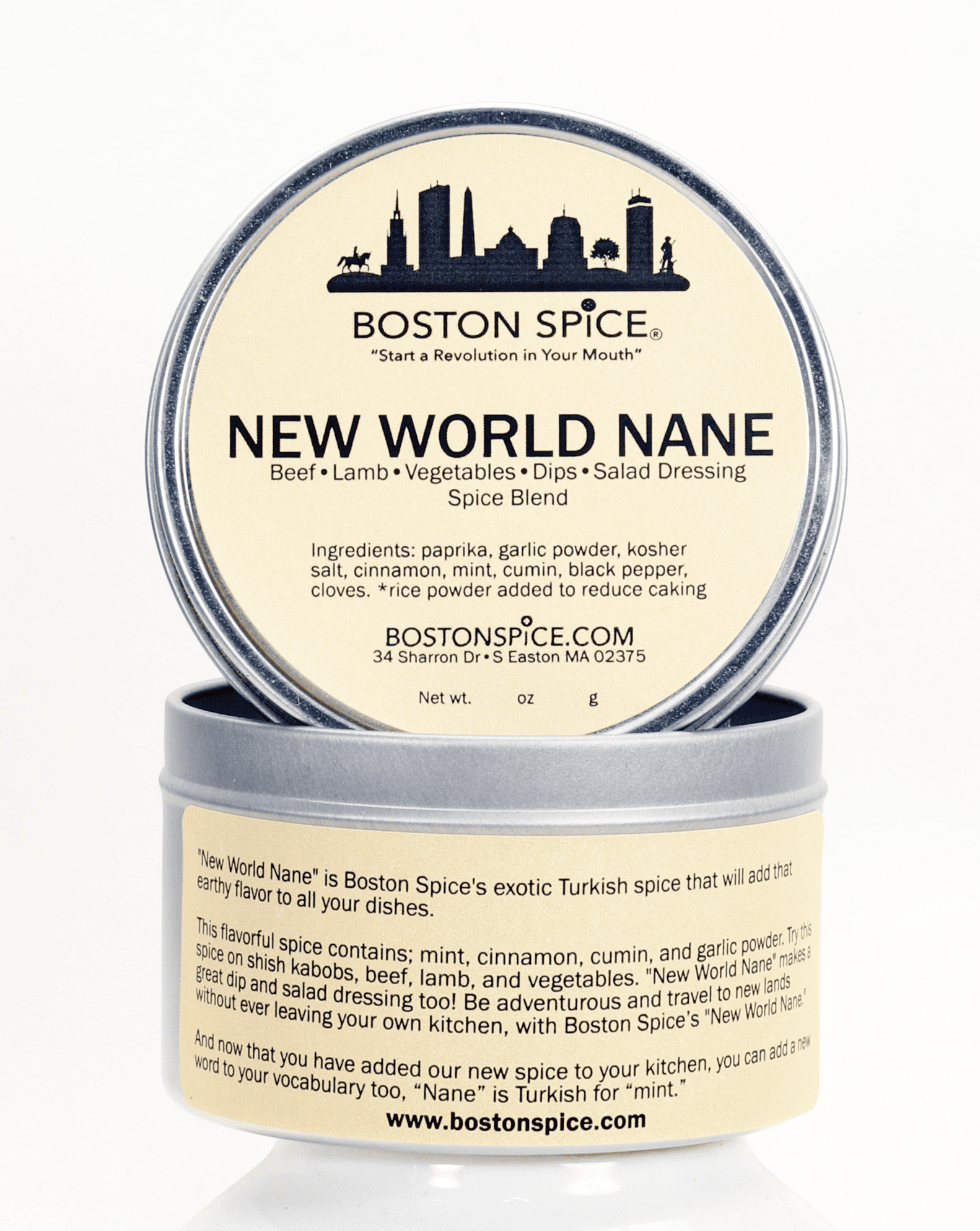 Boston Spice New World Nane Mint International Handmade Turkish Blend ...