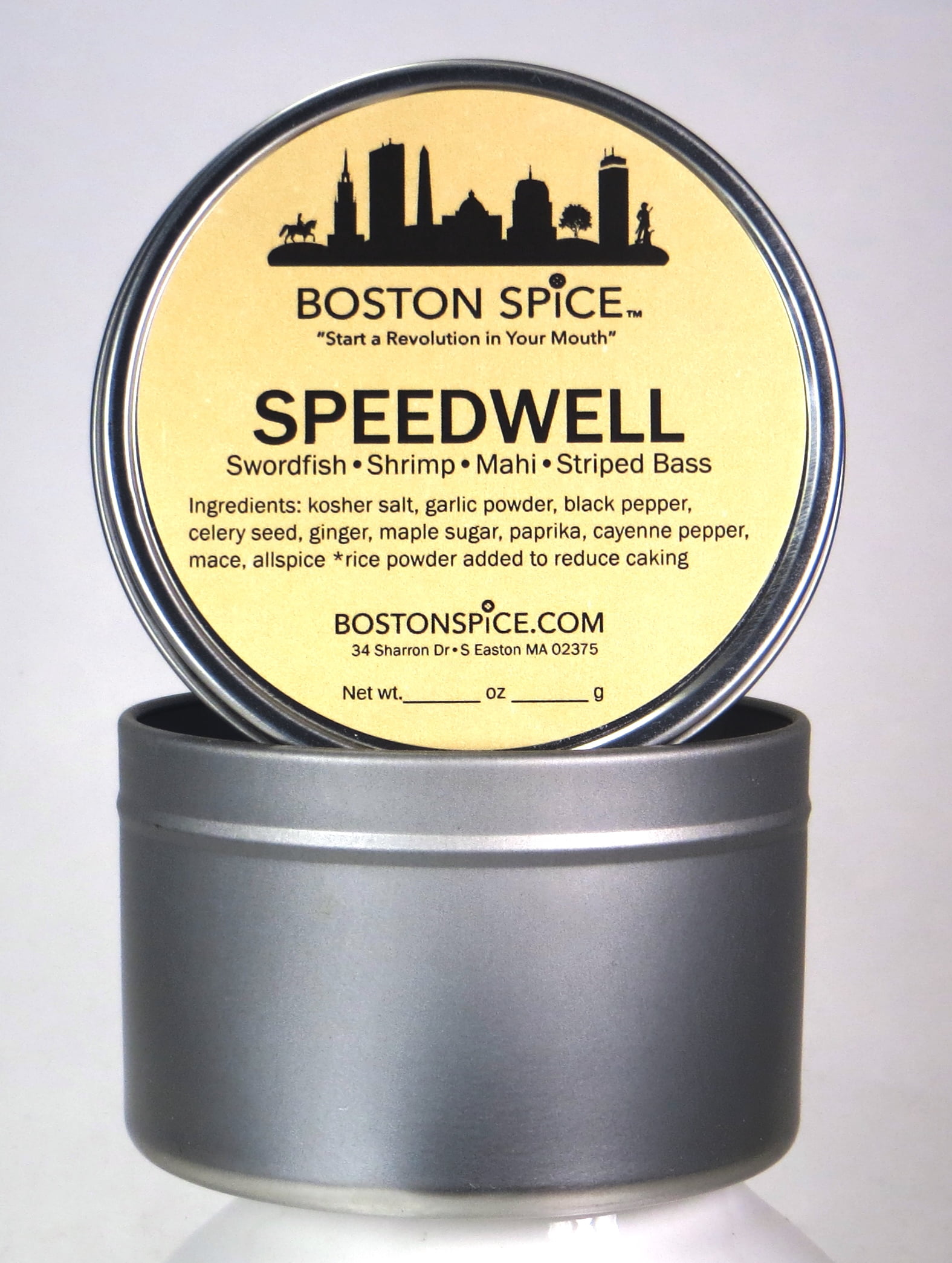 Boston Spice Speedwell Handmade Seafood Seasoning Dry Rub Blend Fish ...