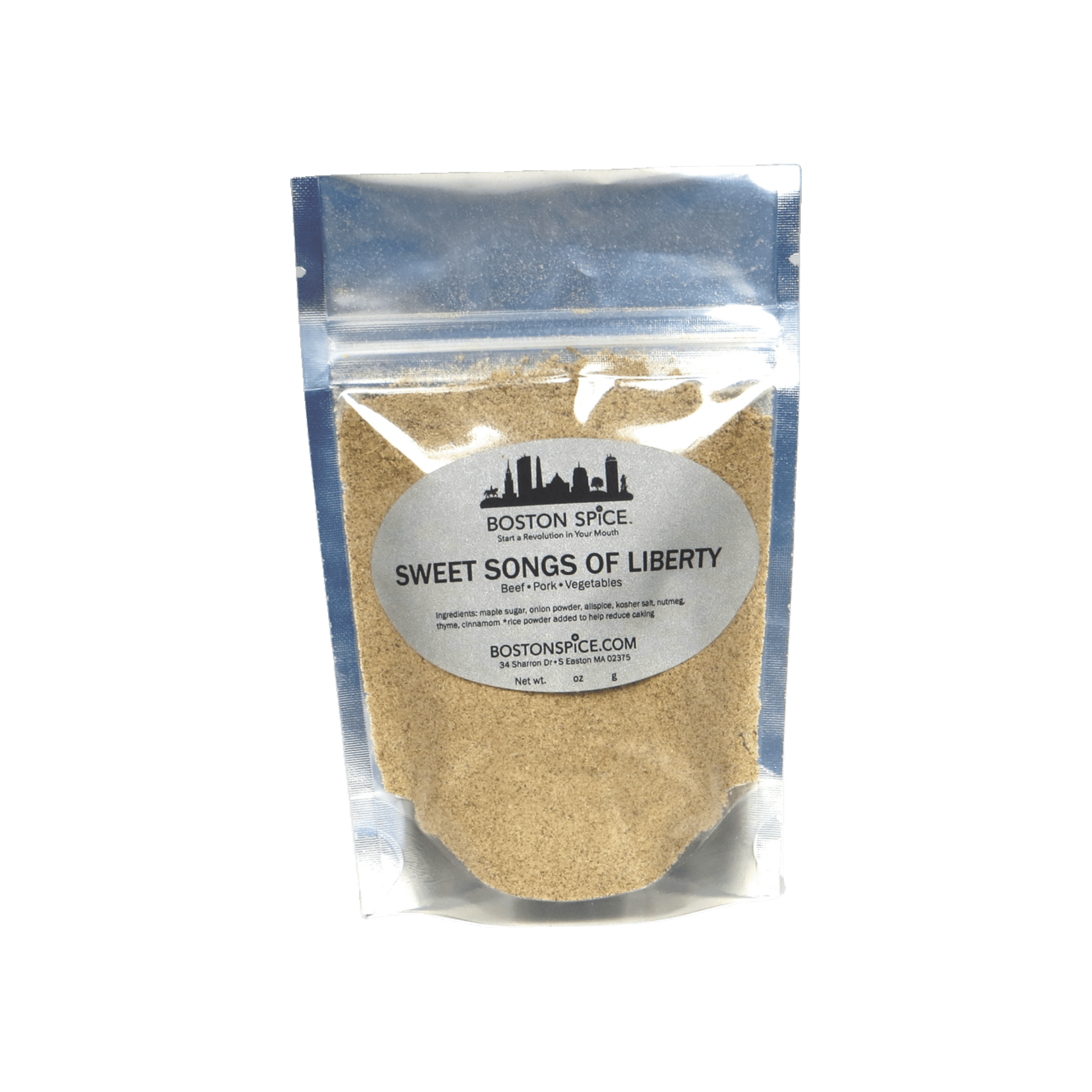 Boston Spice Sweet Songs of Liberty Handmade Gourmet Seasoning Blend ...