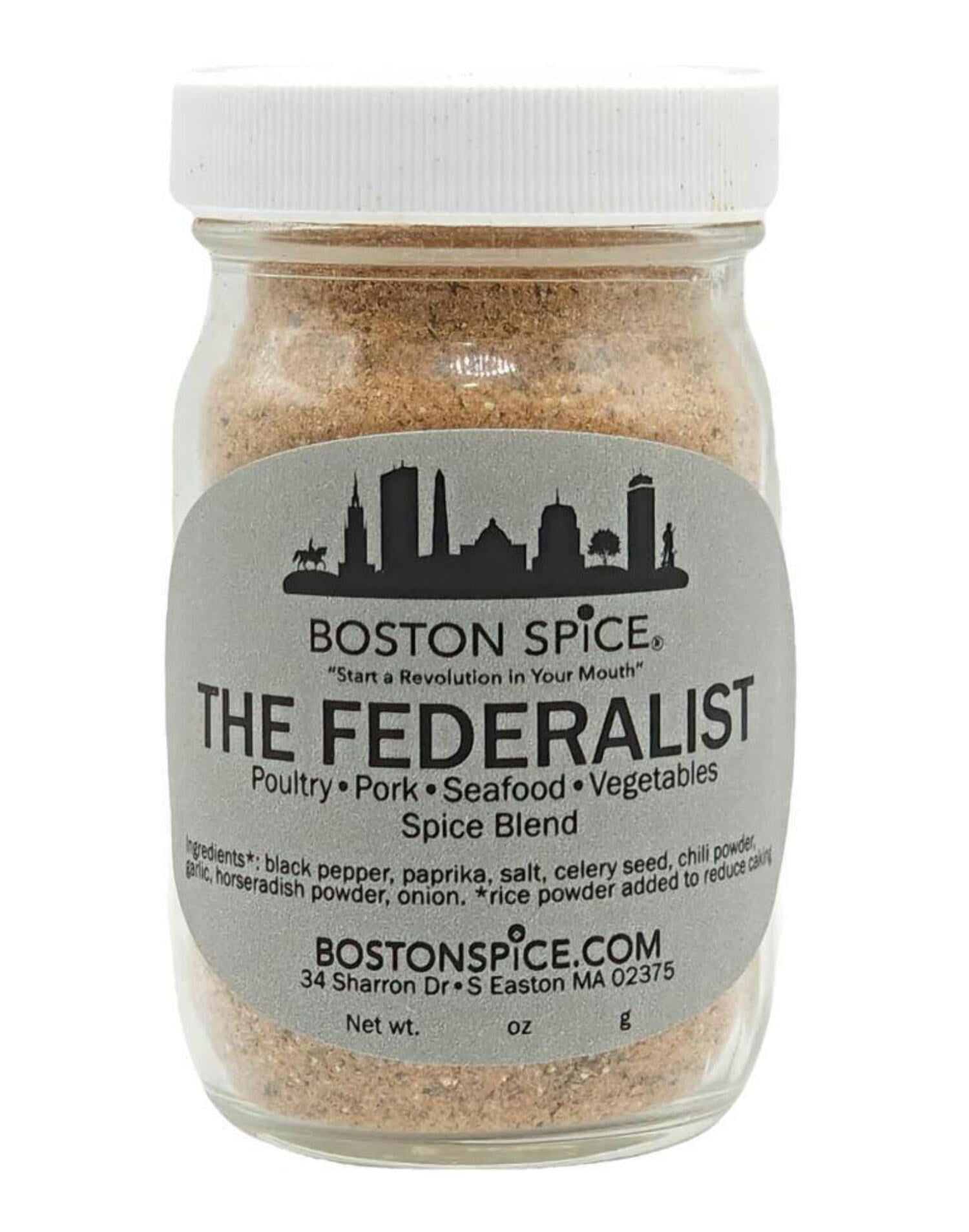Boston Spice The Federalist Handmade Mix Seasoning Dry Rub Blend Seafood Pork Poultry Vegetables ...