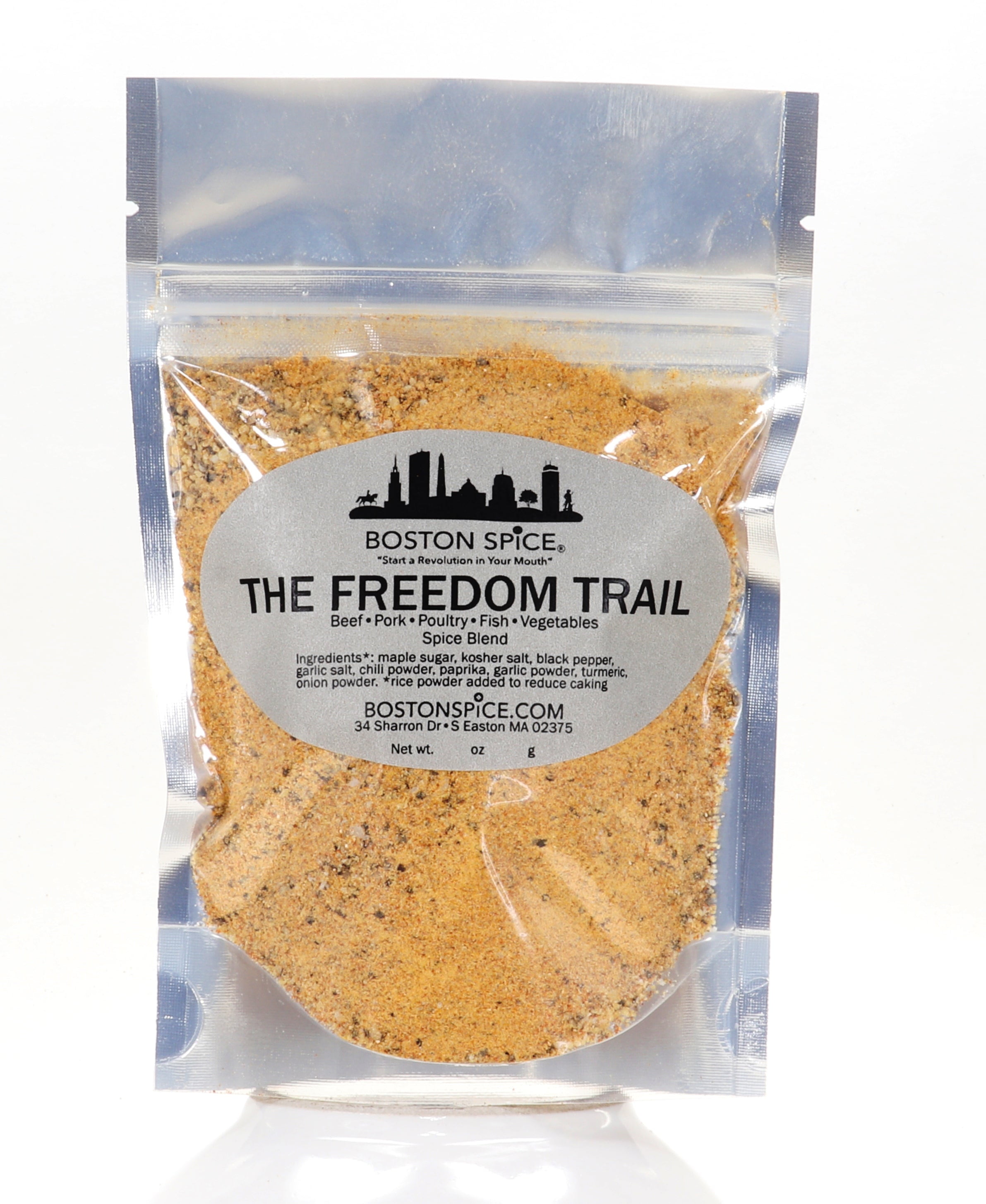 Boston Spice The Freedom Trail Gourmet Handmade Seasoning Blend Pork ...
