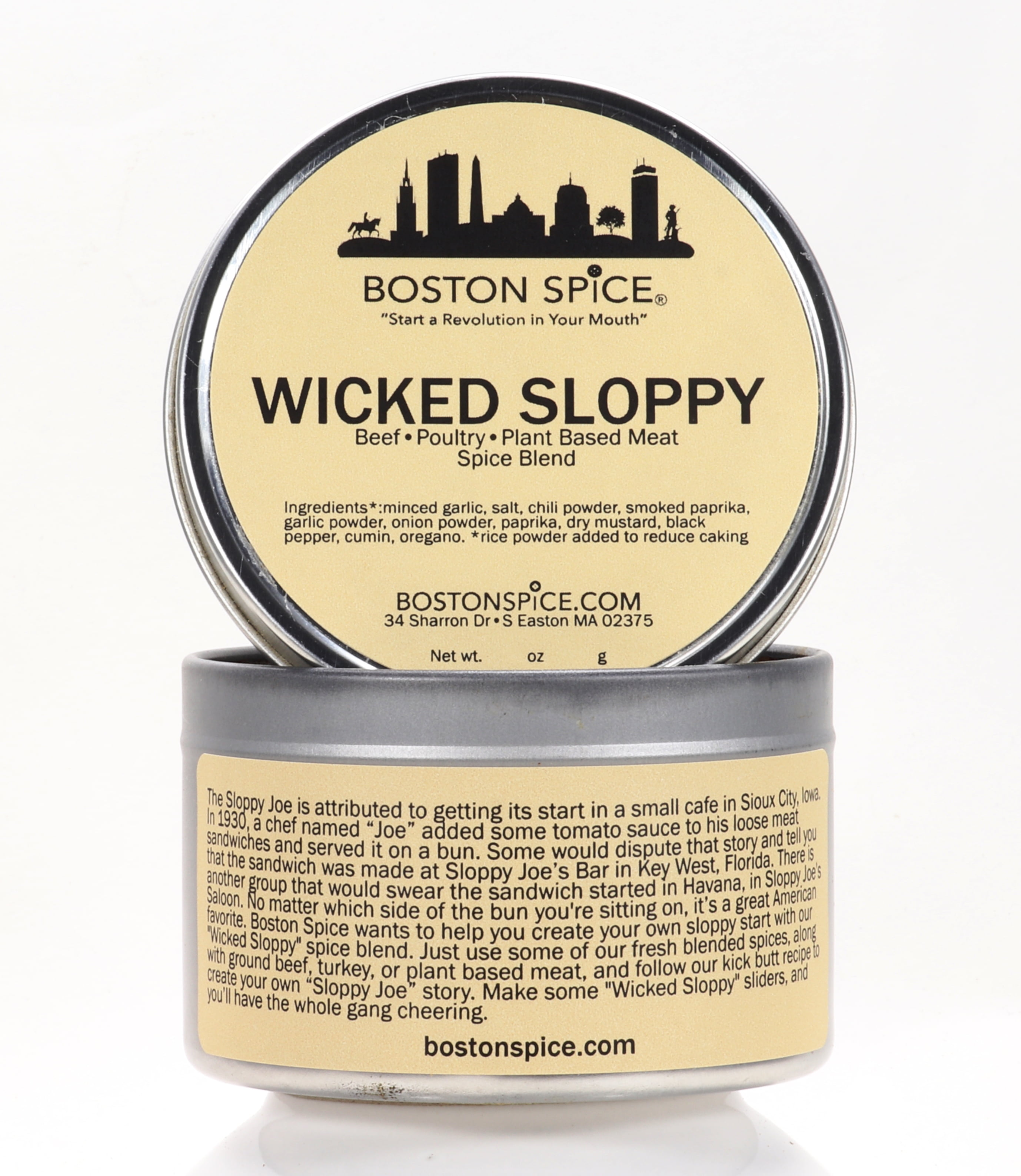 Boston Spice Wicked Sloppy Joe Sandwich Seasoning Blend For Poultry ...