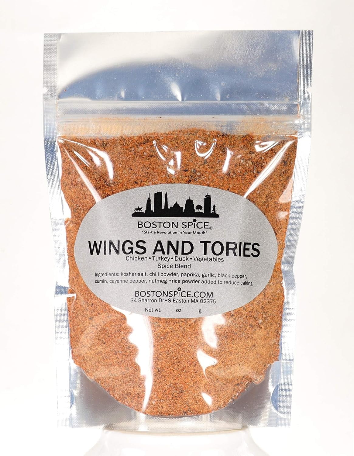 Boston Spice Wings and Tories Handmade Gourmet Seasoning Blend Dry Rub ...