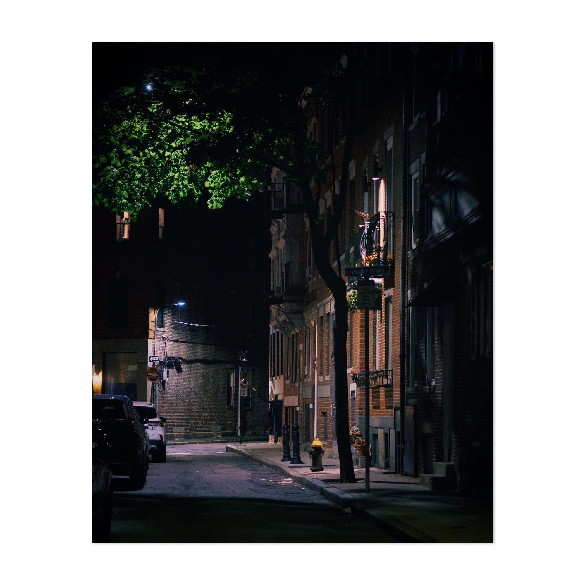 Boston Streets at Night 01 - Boston Massachusetts Photography Street ...