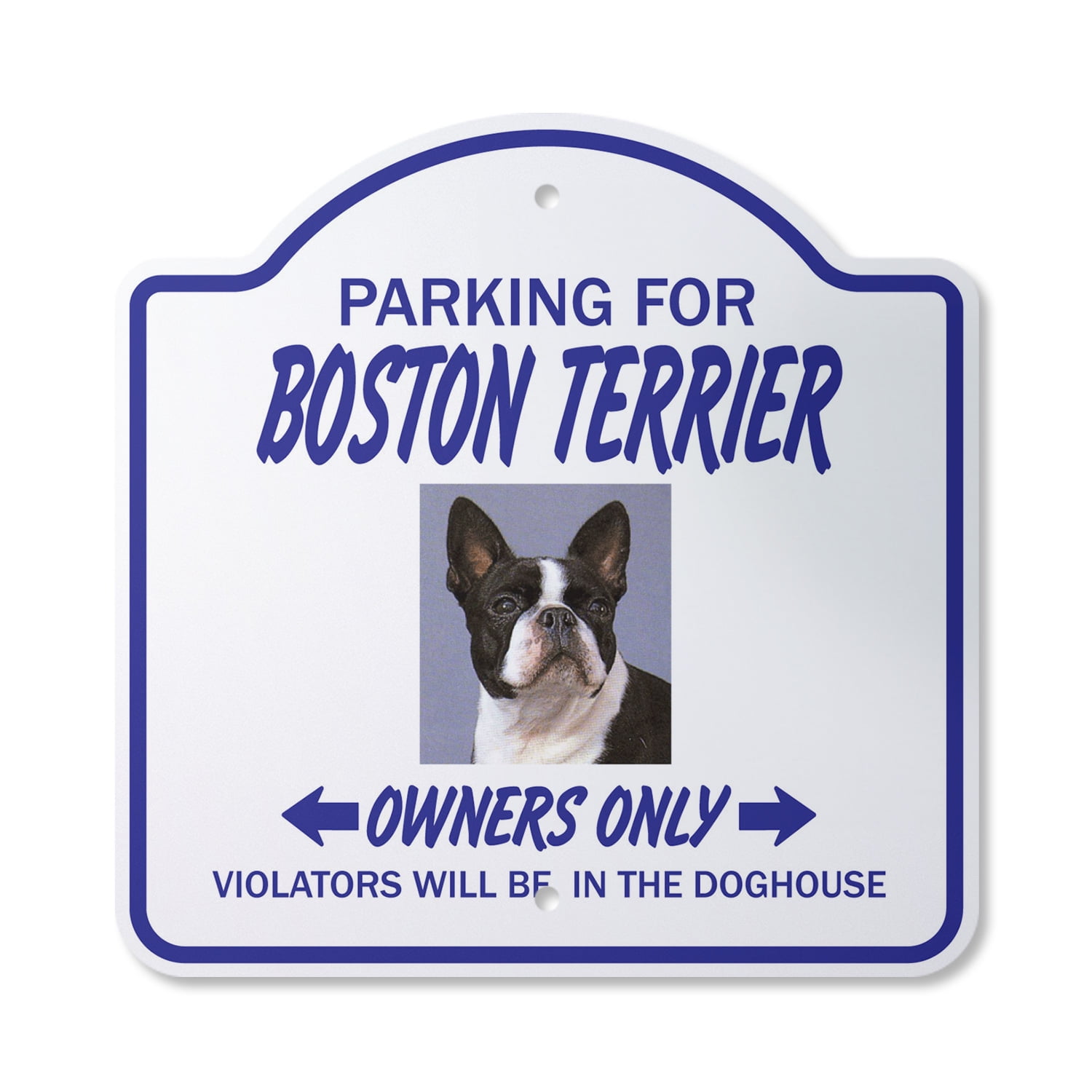 Boston Terrier 12" X 12" Sign | Indoor/Outdoor Plastic | SignMission ...