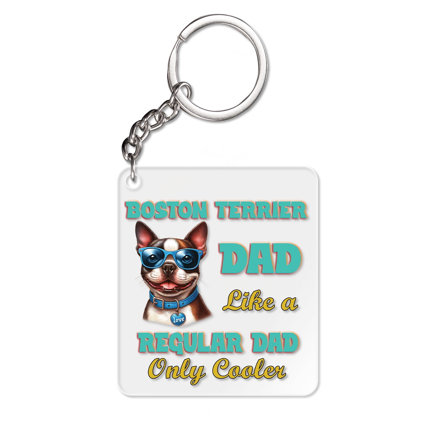 Boston Terrier Dad Like a Regular Dad Only Cooler Happy Father's Day ...