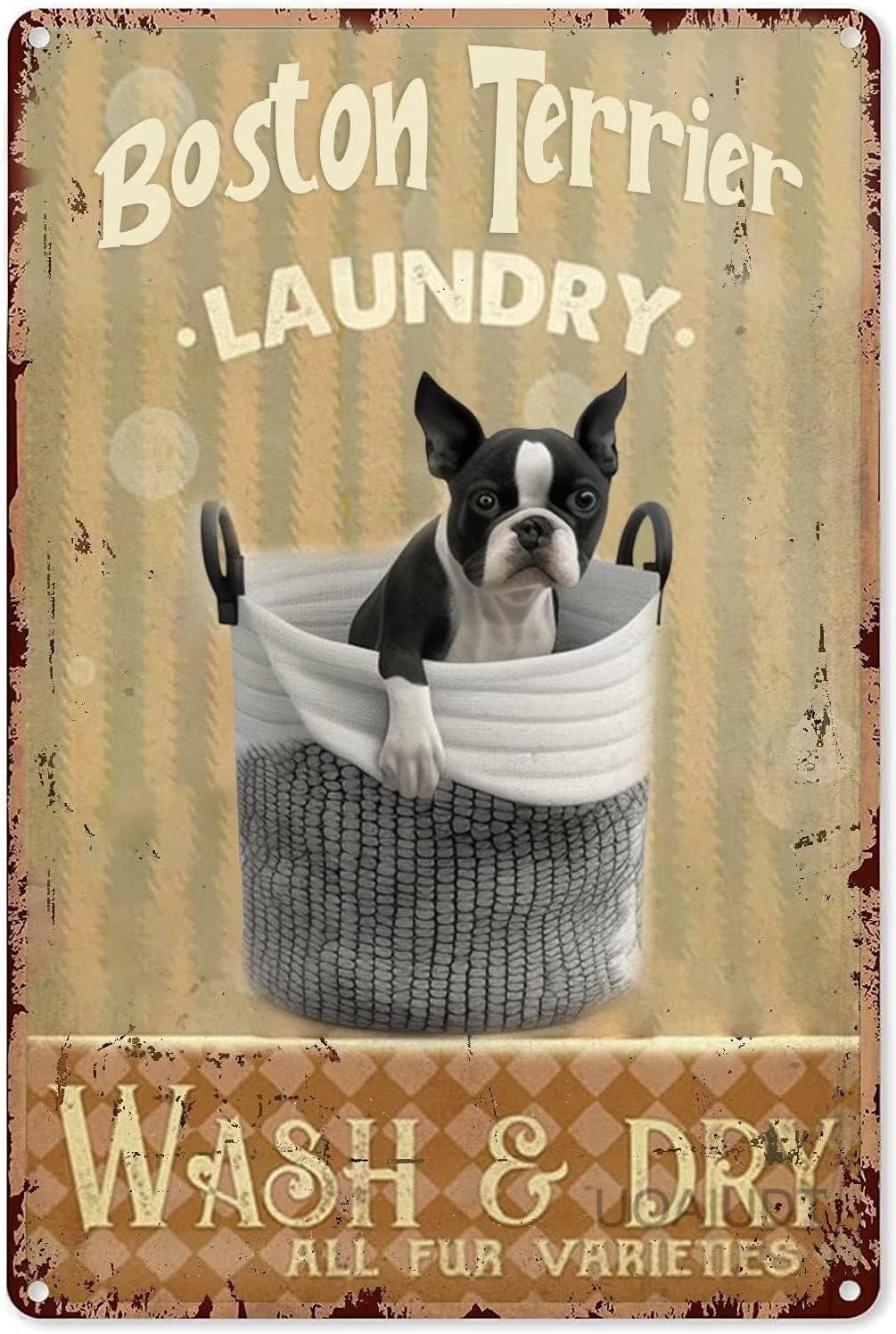 Boston Terrier Diamond Painting Kits For Adults Dog Laundry Wash & Dry ...