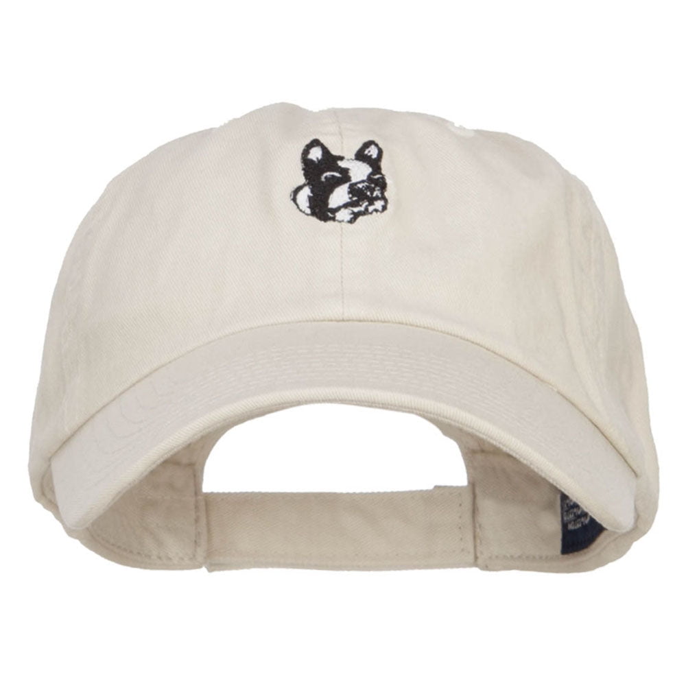 Boston Terrier Dog Face Embroidered Cap - Putty OSFM - Walmart.com