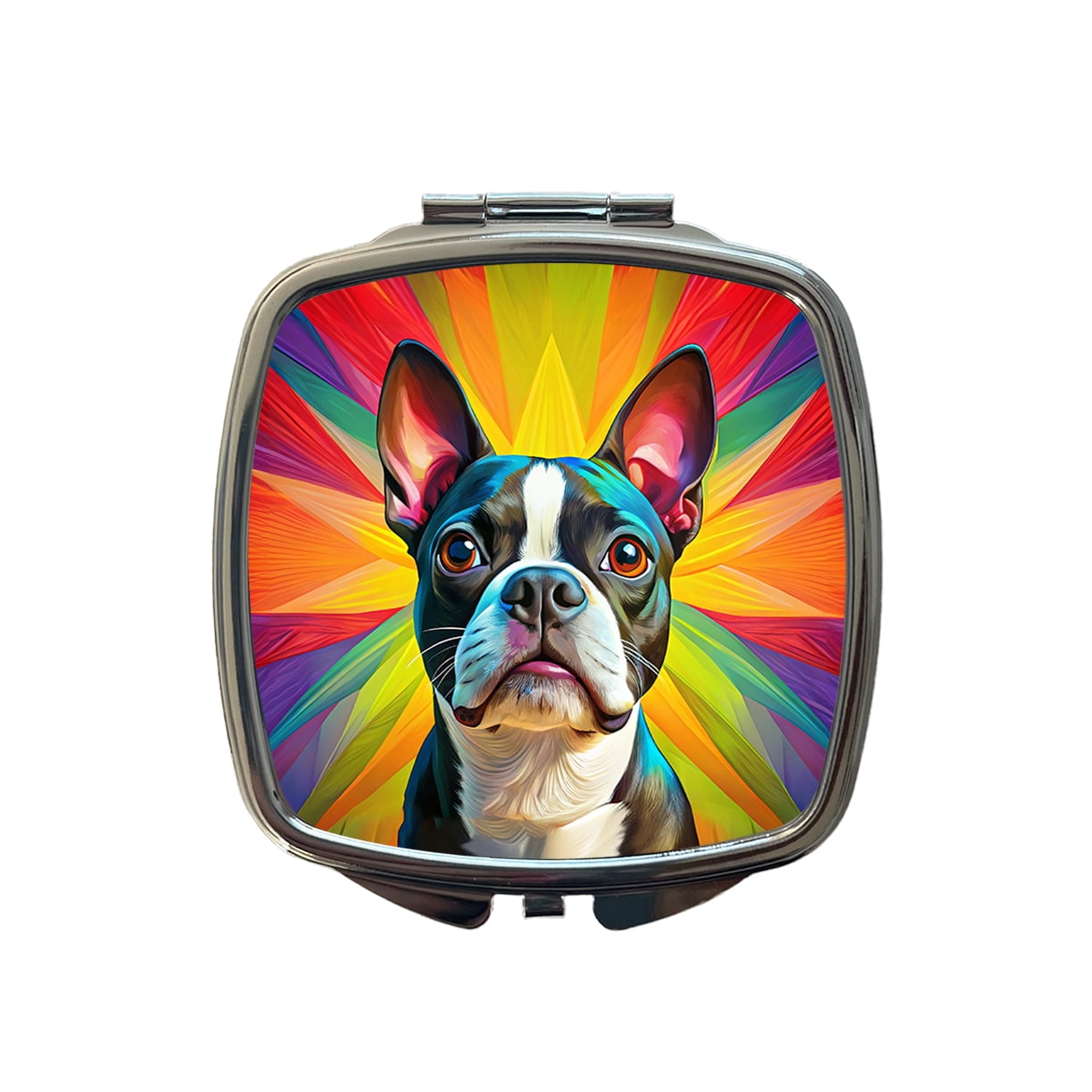 Boston Terrier Dog Pop Art Travel Makeup Handbag Purse Small Pocket ...