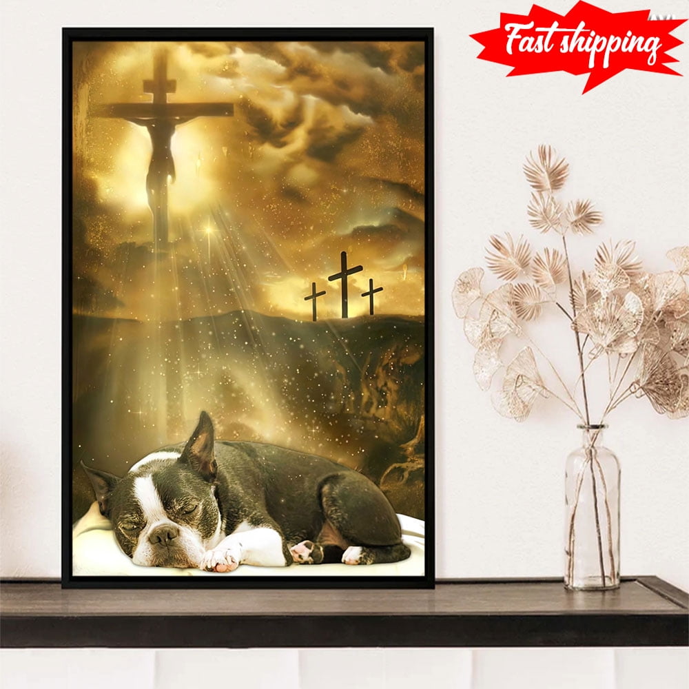 Boston Terrier In The Hand Of God Boston Terrier In The Hand Of Jesus ...