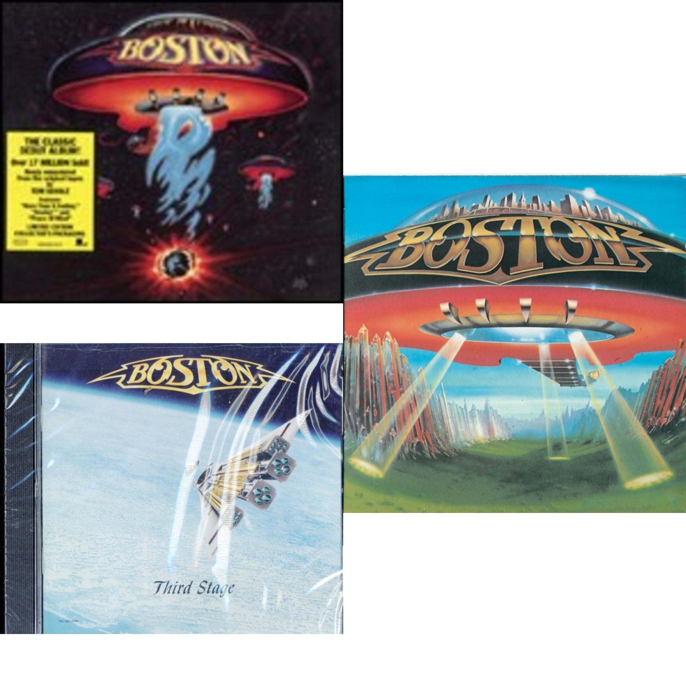 Boston & Third Stage & Don't Look Back [CD Bundle] - Walmart.com