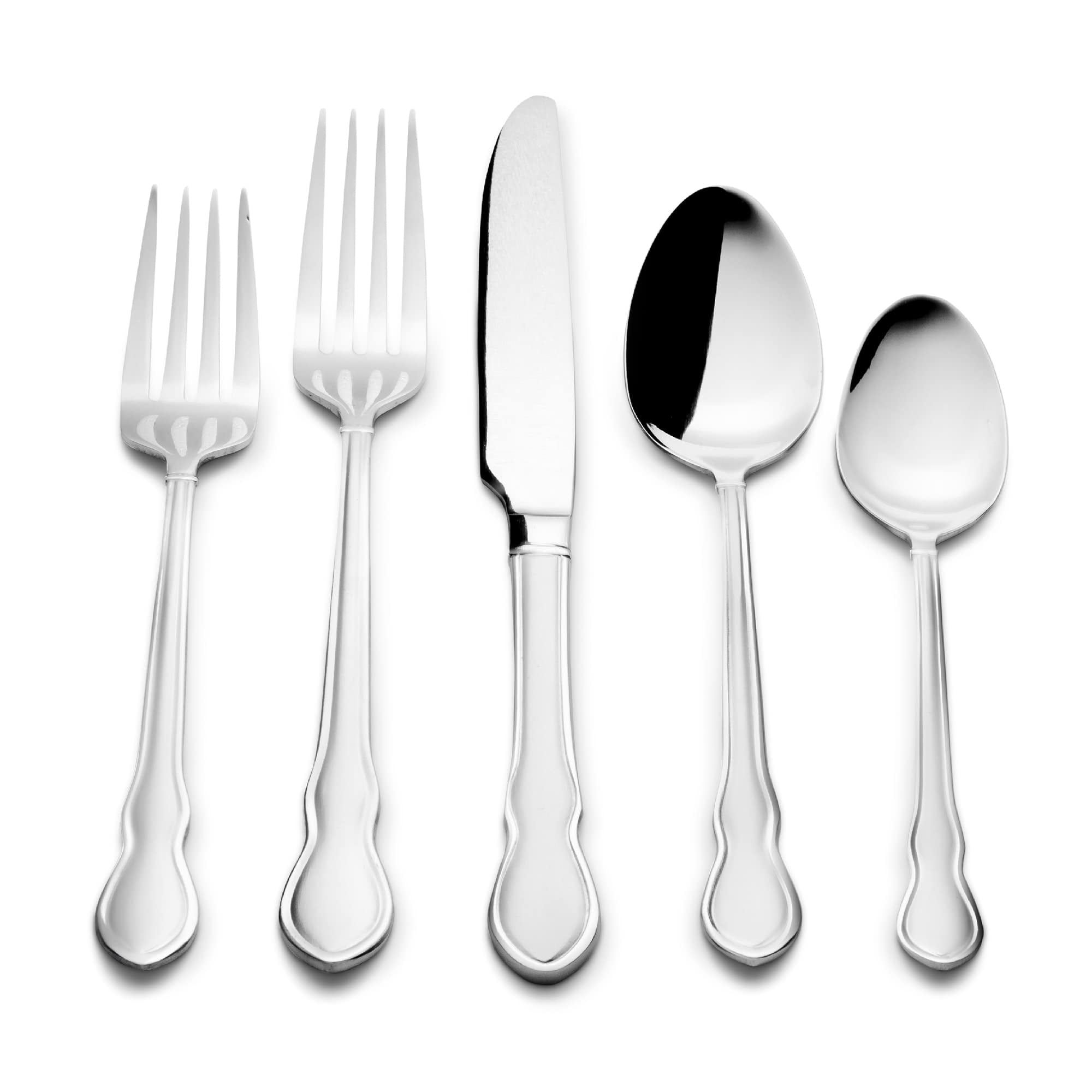 Kitchinox Evelyn¬†Frost,¬†20-Piece¬†Stainless Steel Silverware Set ...