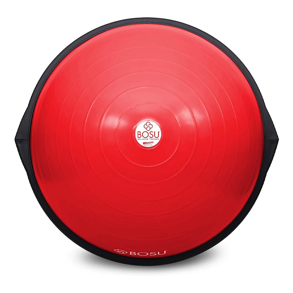 Bosu 72-10850 Home Gym The Original Balance Trainer 65 cm Diameter, Red ...